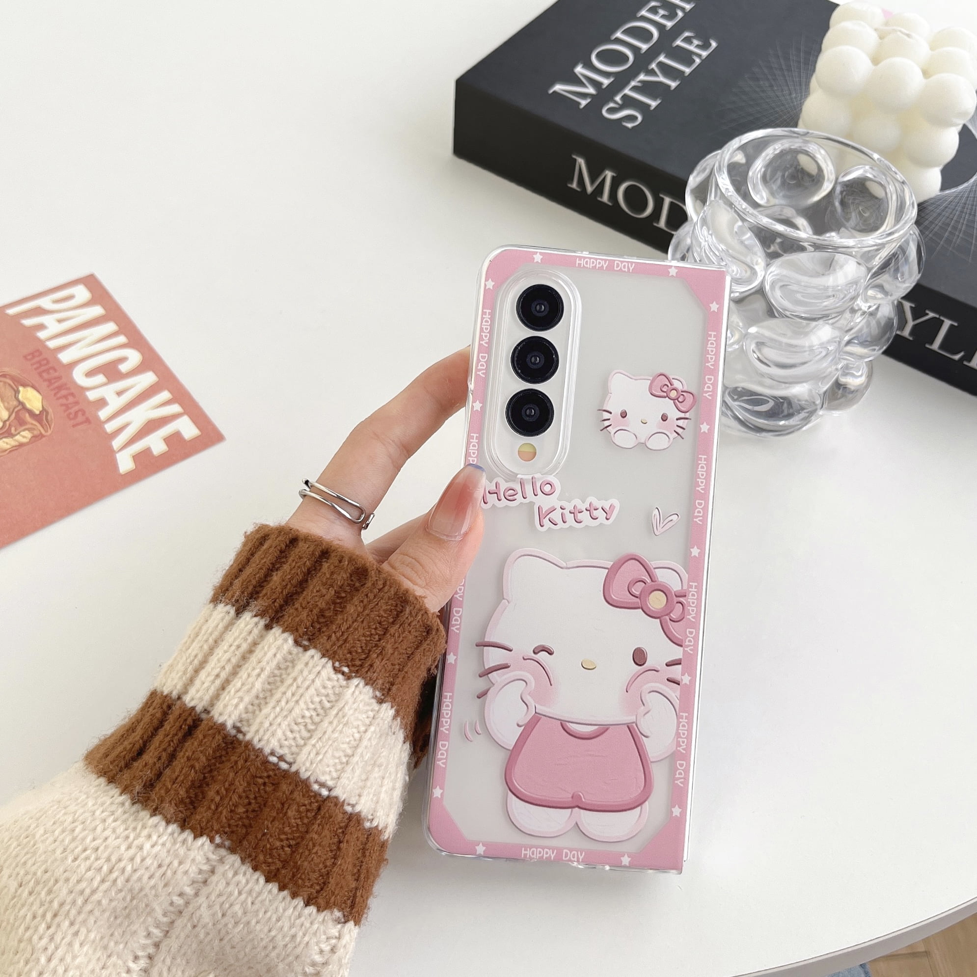 For Samsung Galaxy Z Flip 5 4 5G 3 Z Fold 5 4 5G 3 Sanrio Hello Kitty ...