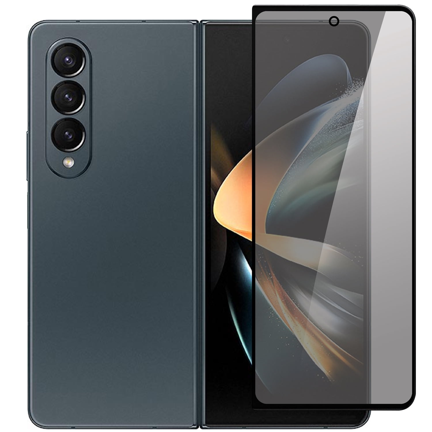 For Samsung Galaxy Z Flod 4 9H Privacy Anti-Spy Tempered Glass Screen ...