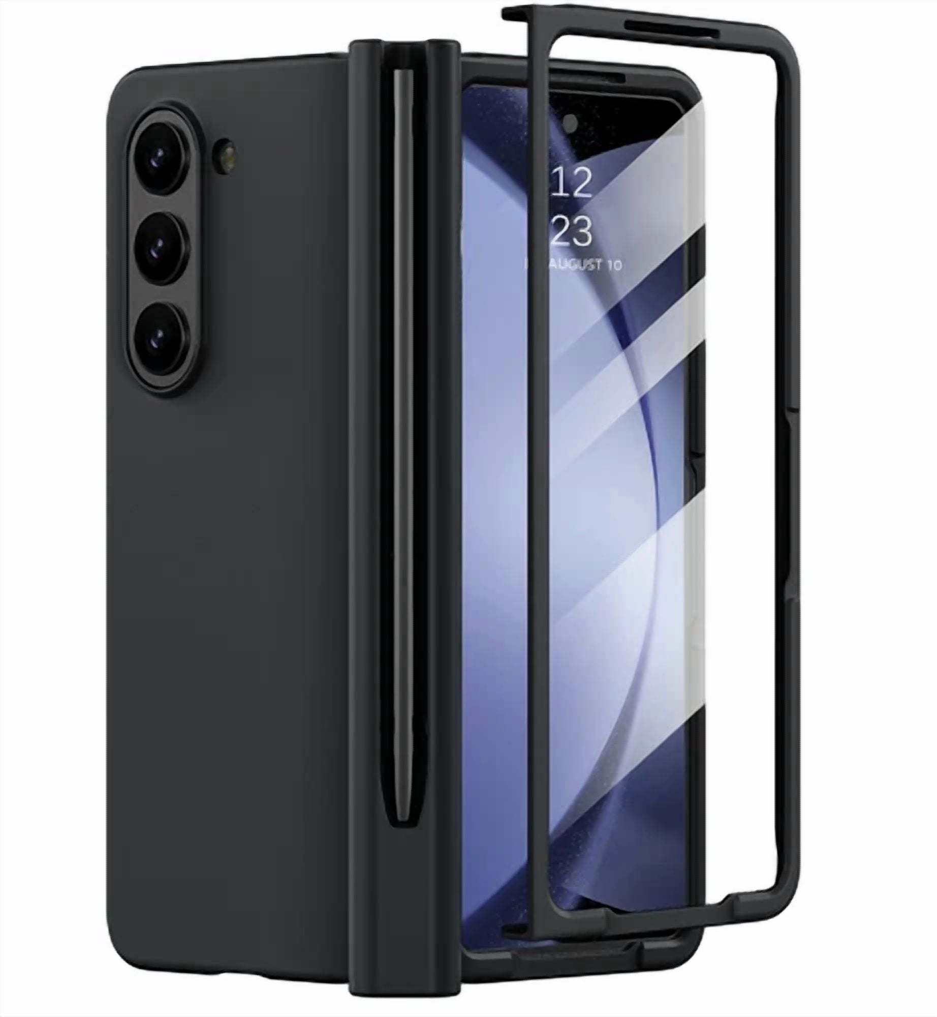 For Samsung Galaxy Z Fold 5 Full Case Rugged Shockproof Hard Pc Screen ...