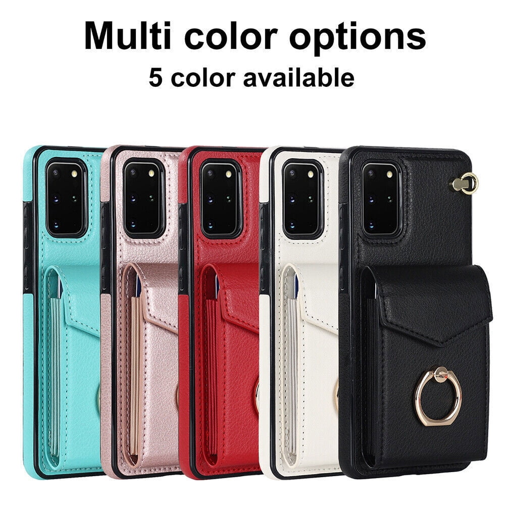 For Samsung Galxy S22 Ultra Phone Case，Shockproof Luxury Leather Wallet ...