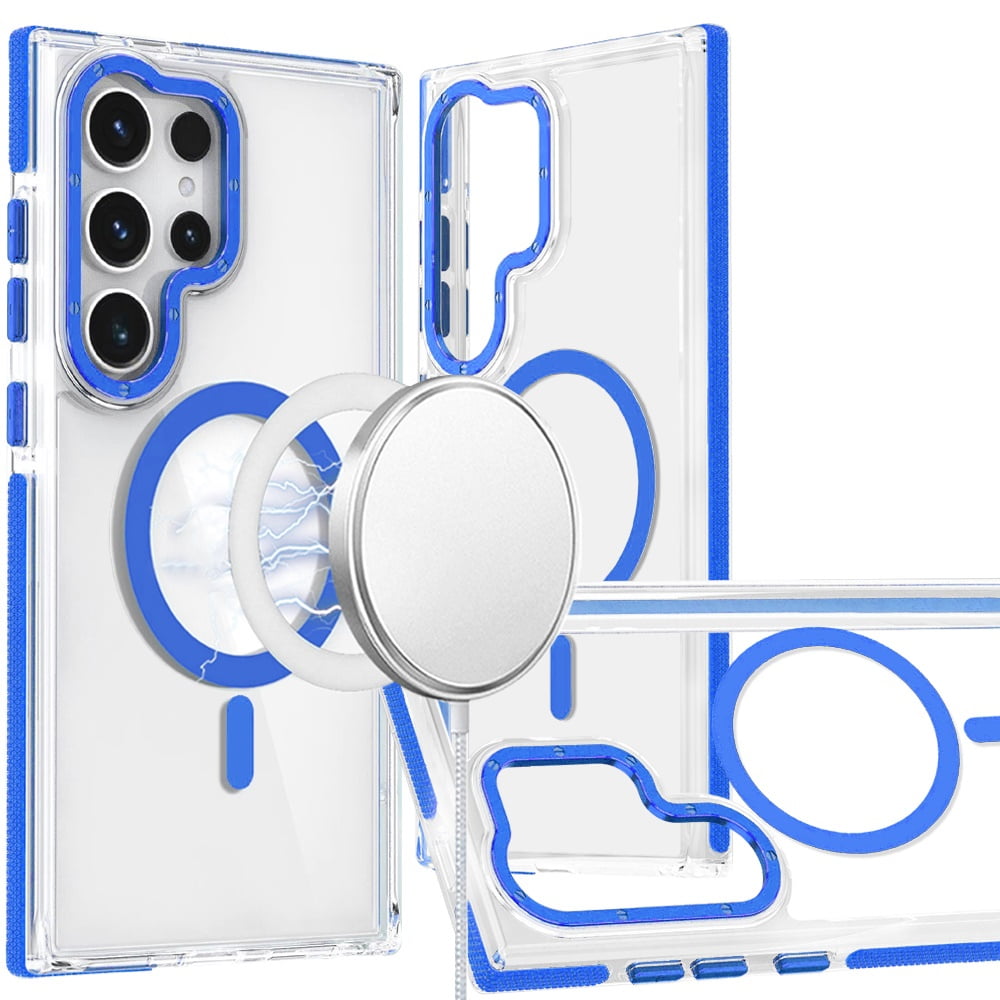 For Samsung s25 Ultra Matching Color Frame Strong Magnetic Ring Circle ...