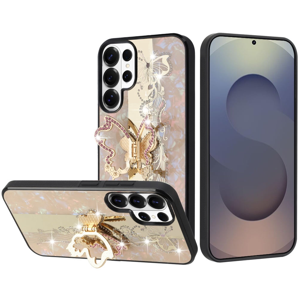 For Samsung s26 Ultra SPLENDID Diamond Glitter Ornaments Engraving Case ...