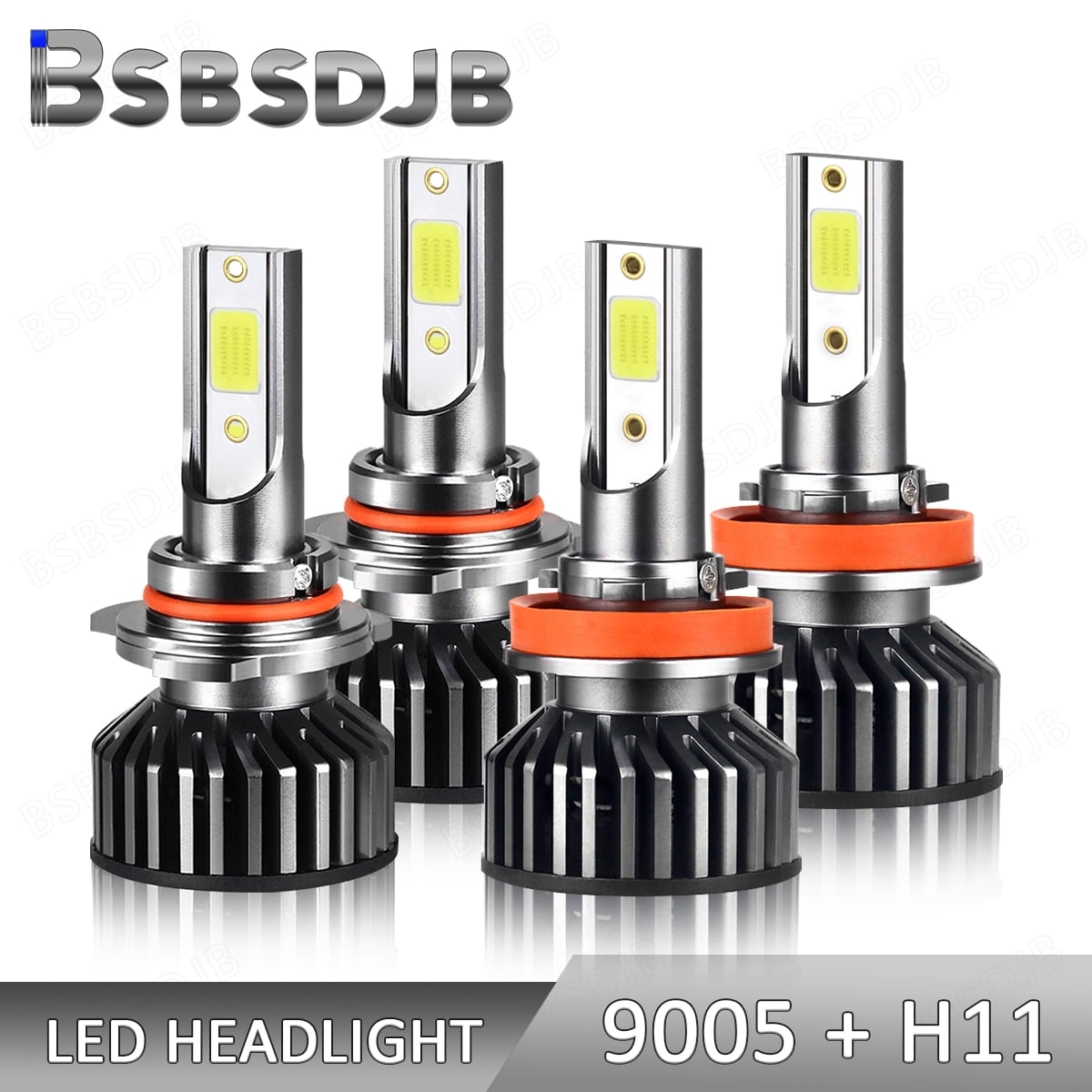 For Scion XB 2008-2015 Combo 9005 H11 LED Headlight Bulbs Kit High Low Beam - Walmart.com