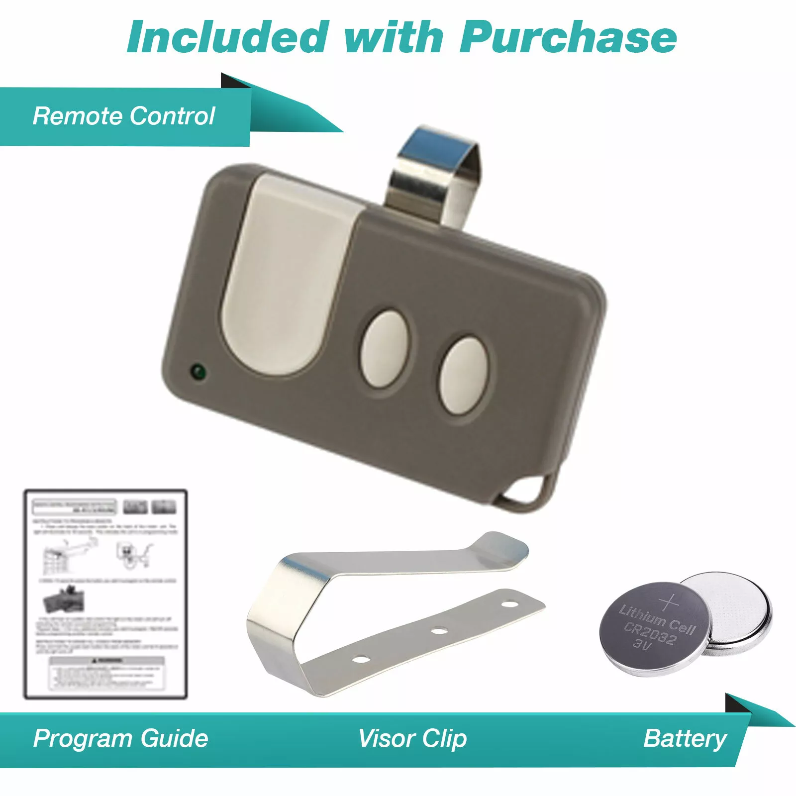 For Sears Craftsman Garage Door Opener Remote Control 3-Function 53859 ...