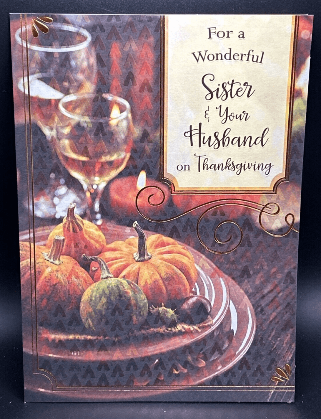 For Sister and Husband Thanksgiving Greeting Card w/Envelope - Walmart.com