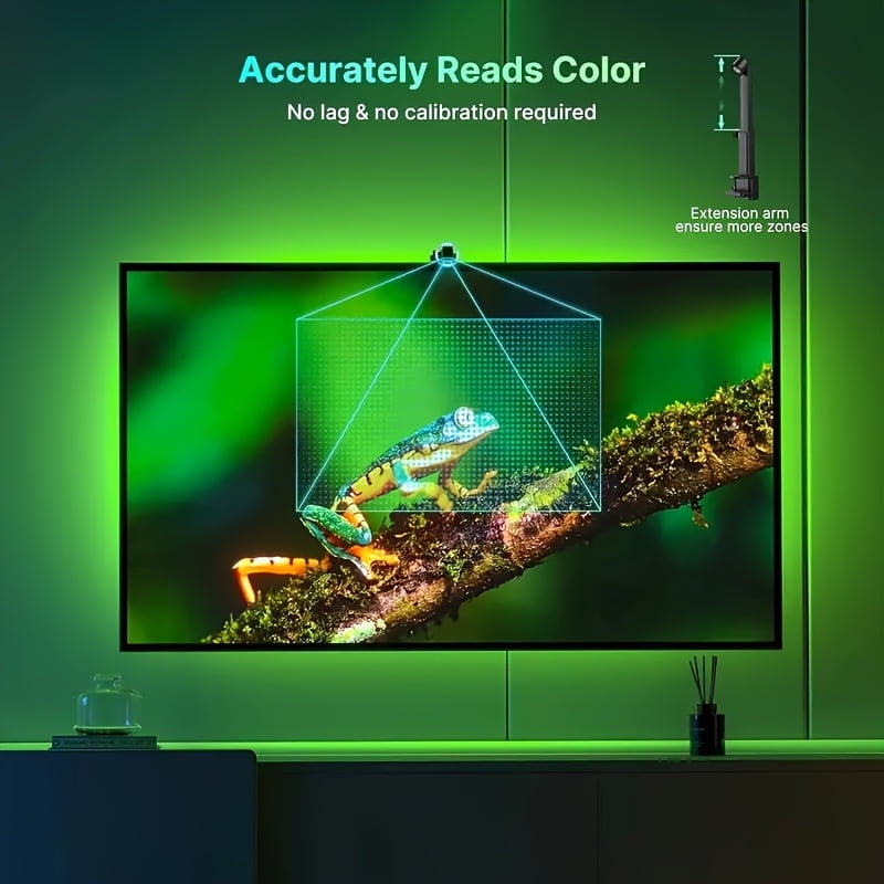 For Smart Led Tv Backlight Strip With Ar Sensor - Color-Changing Rgb ...