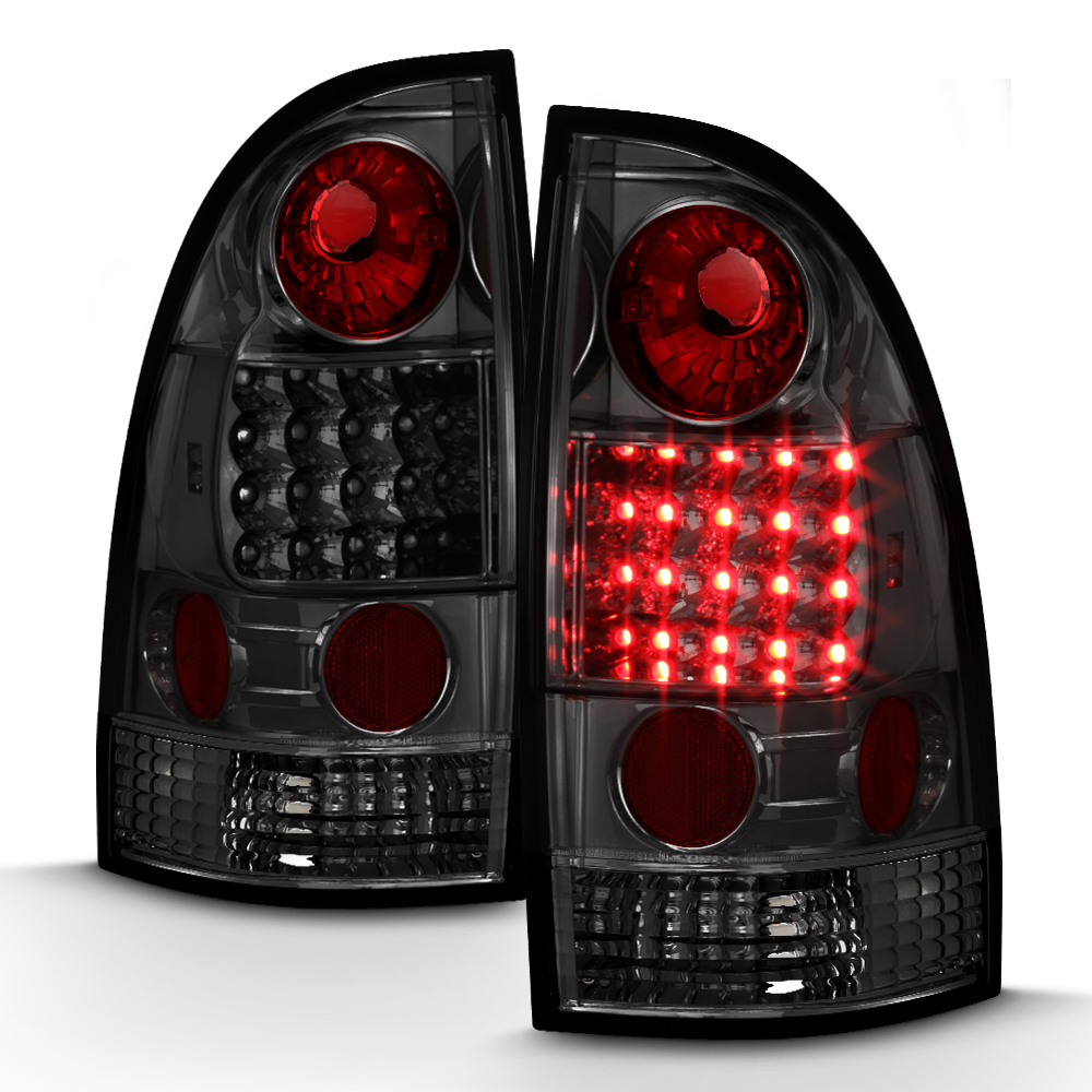 For Smoke 2005-2015 Toyota Tacoma Super-Flux LED Tail Lights Lamps Left ...