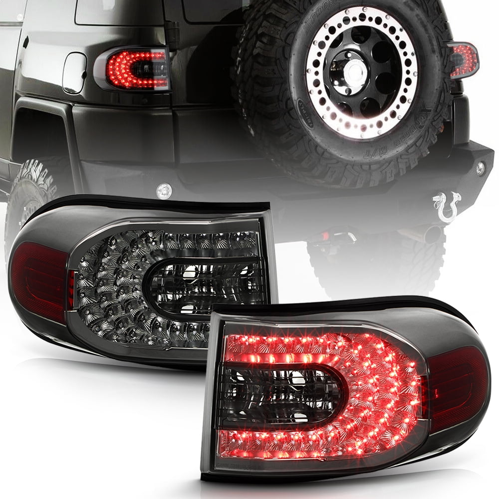 For Smoked 2007-2014 Toyota Fj Cruiser LED Tail Lights Brake Lamps Left ...