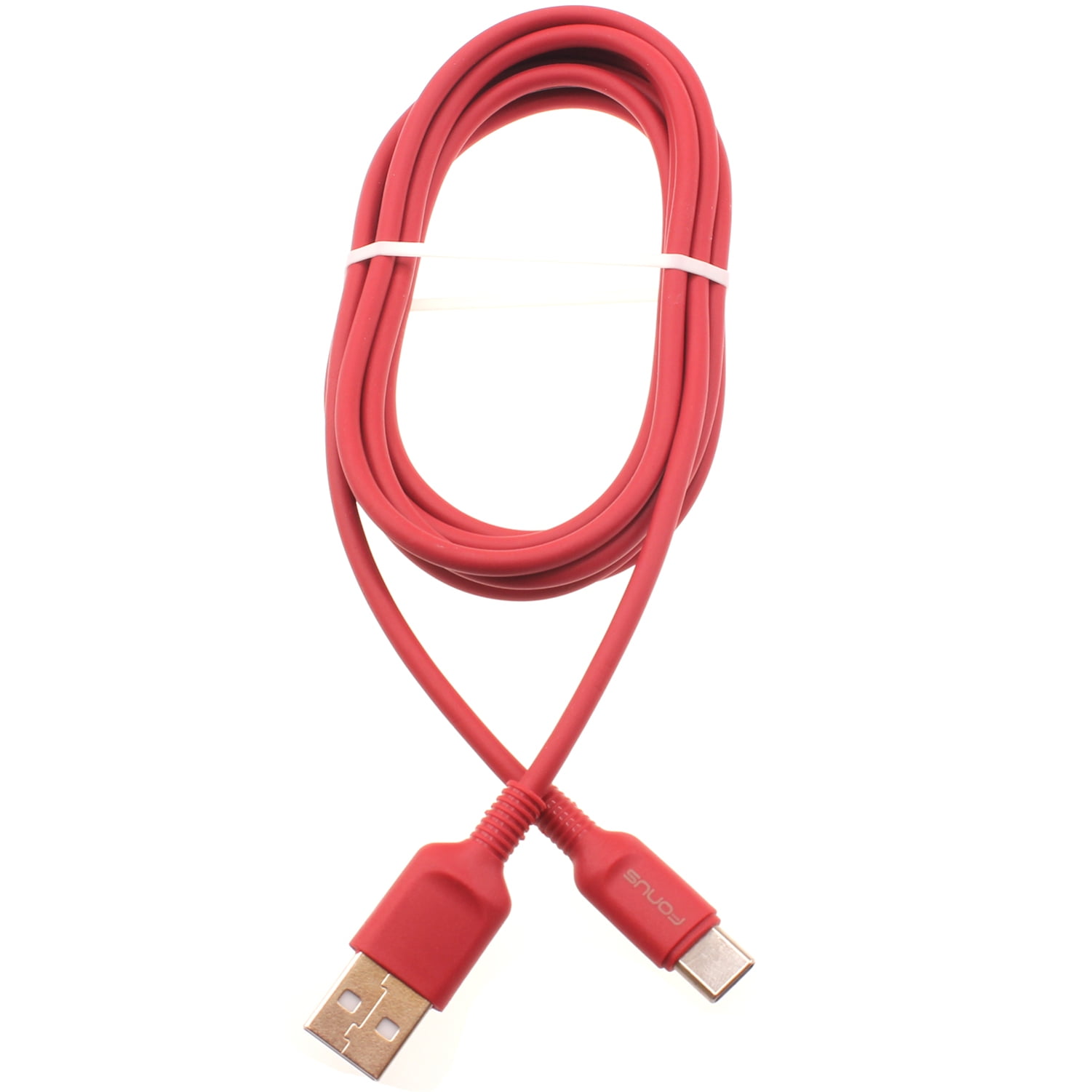 For Sonim XP8/XP10/XP5plus - Red 6ft USB-C Cable - Charger Cord Power ...
