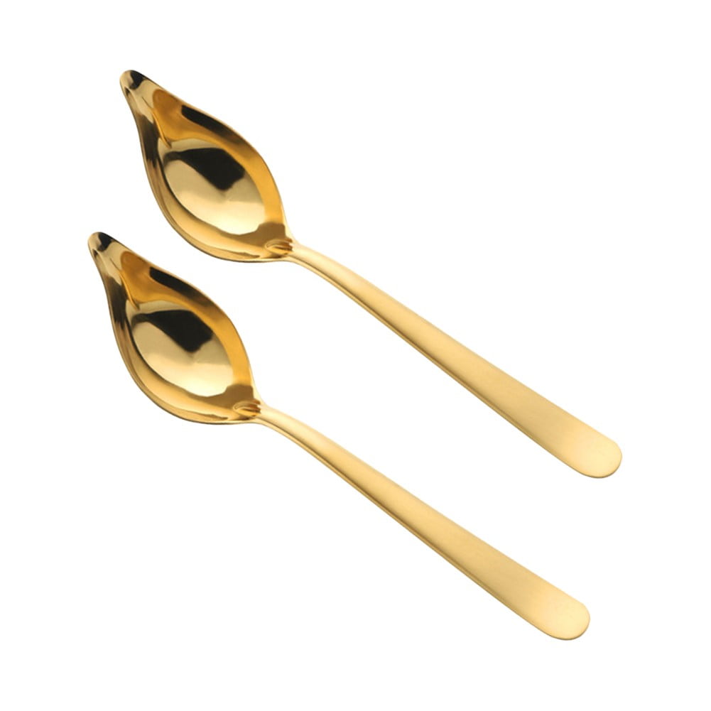 For Stainless Steel Drizzle Spoon Set - Precision Pour Sauce Spoons for ...