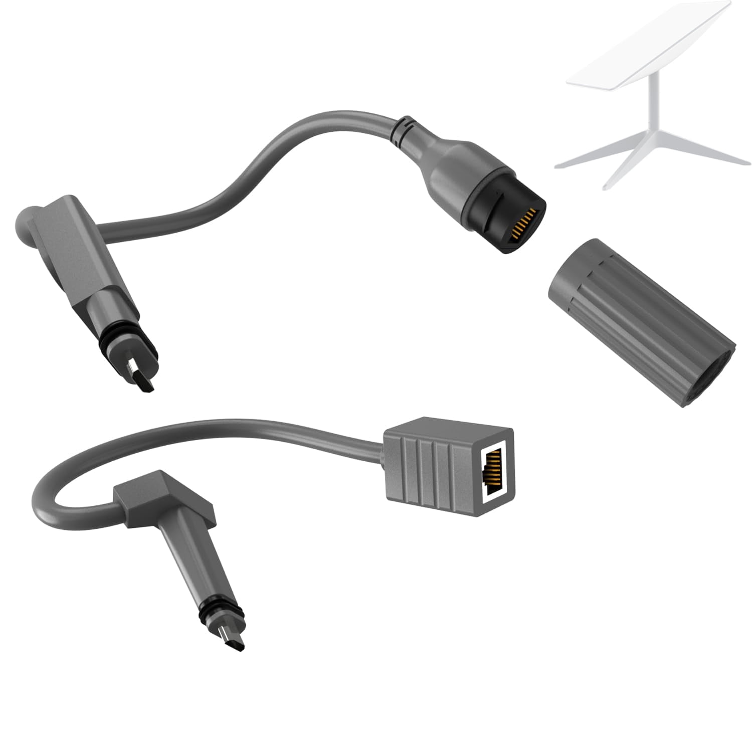 For Starlink Cable Connector to RJ45 Adapters Starlink Cable RJ45 ...