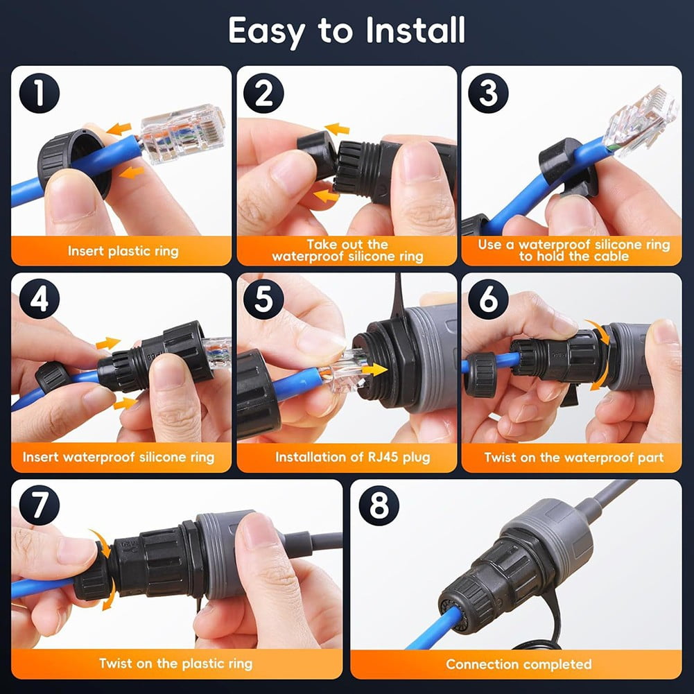 For Starlink Ethernet Connector Router Extension Cable Plug for Spx To ...