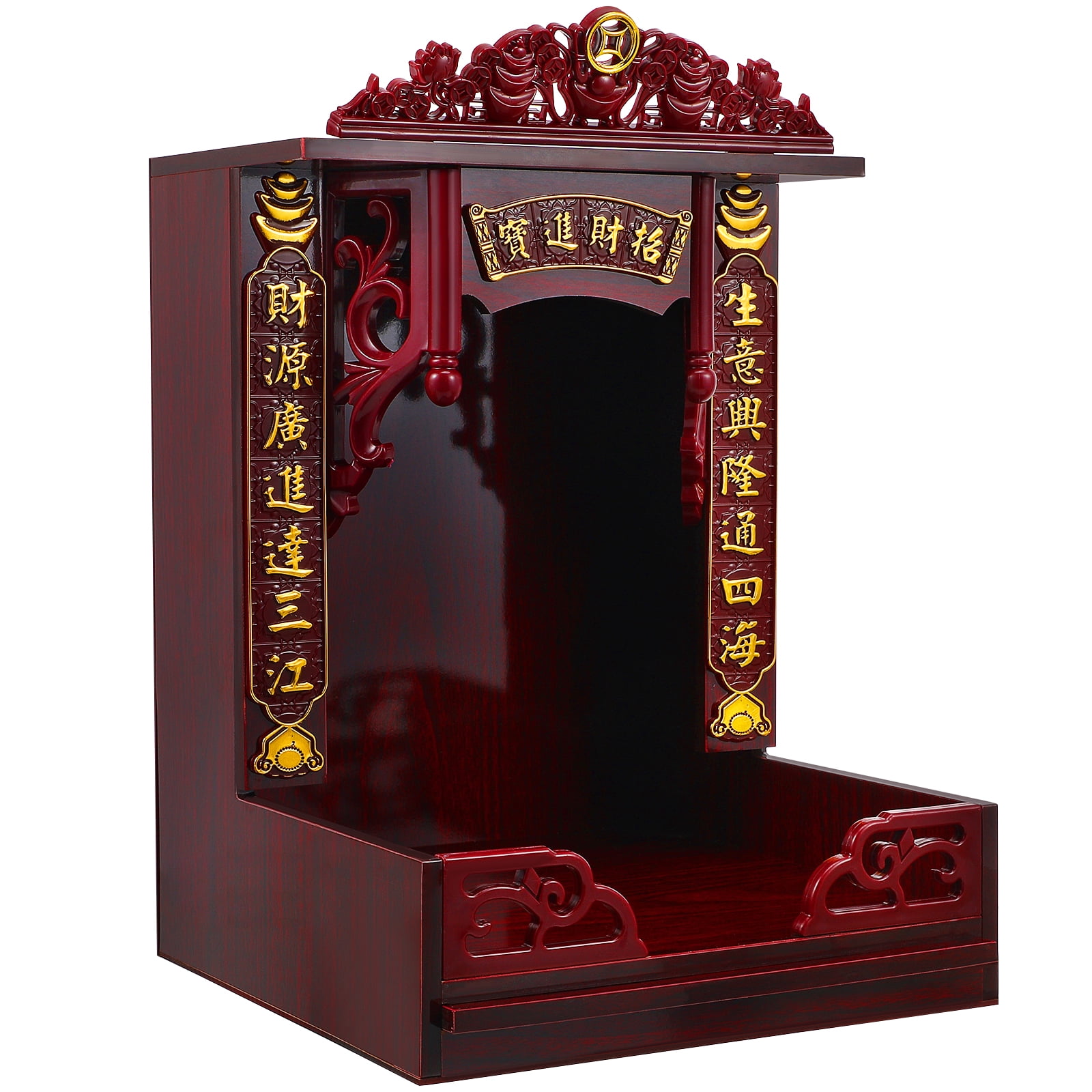 For Statue Buddha Display Cabinet Altar Table Japanese Decor Decoration ...