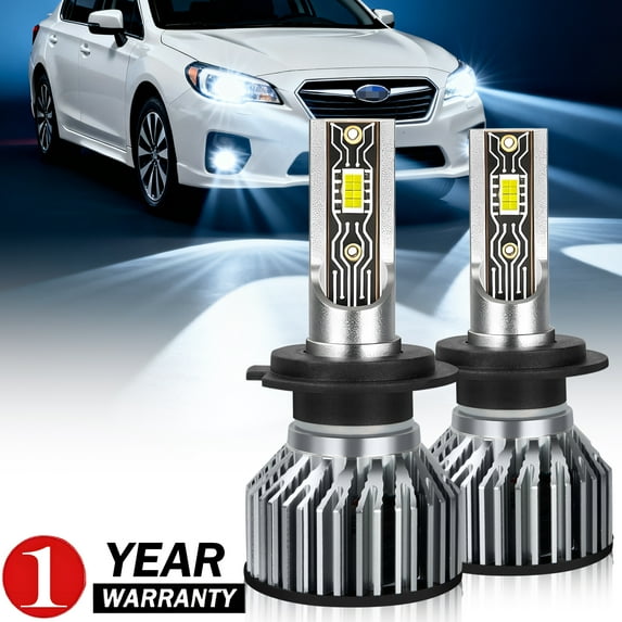 For Subaru Legacy 2005-2014 H7 LED Headlight Kit, Super Bright 6000K ...