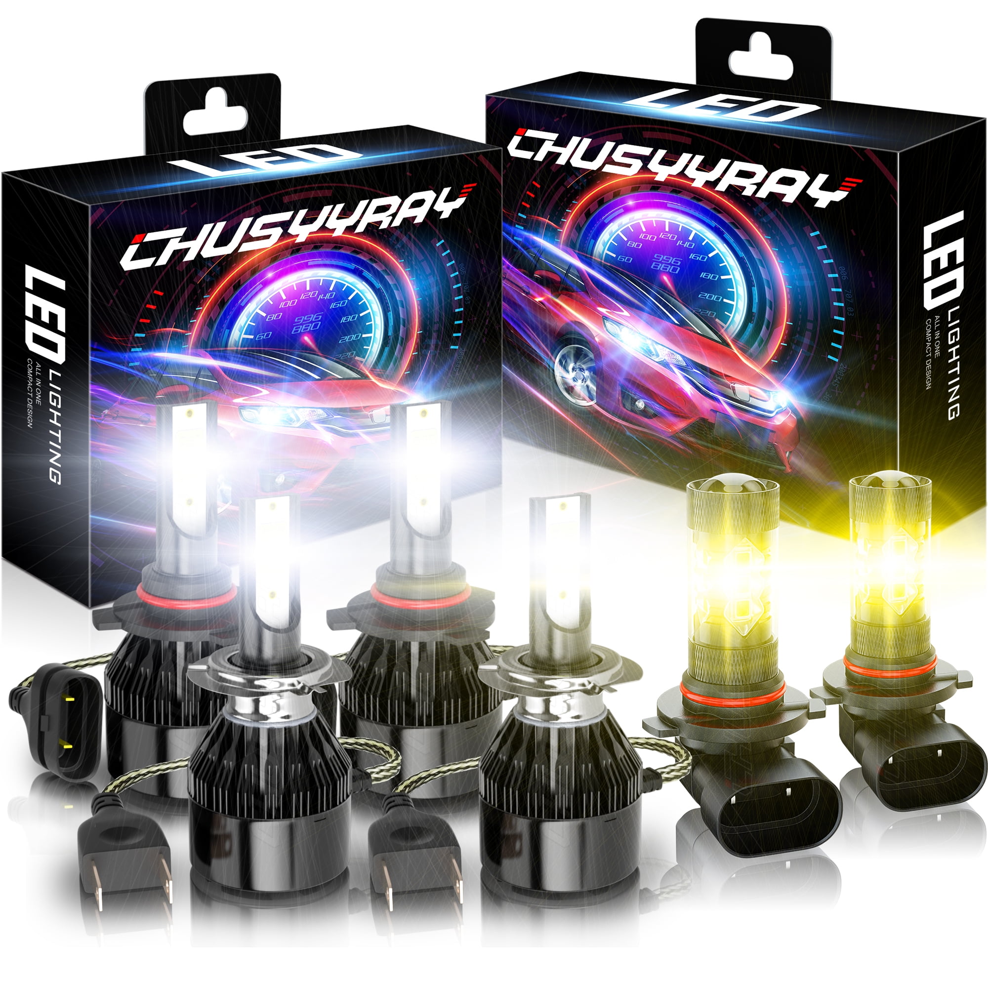 For Subaru Outback 2005 2006 2007 2008 2009 9005 H7 9145 Led Headlight ...