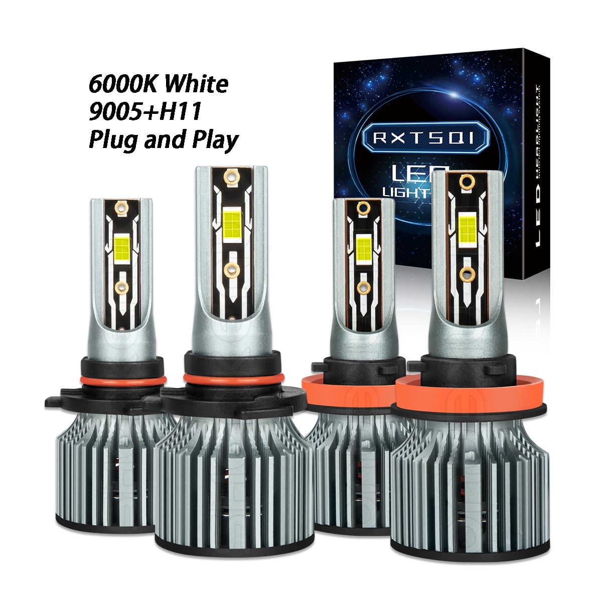 For Subaru Outback 2015 2016 2017 2018 2019 LED Headlight Bulbs 9005 ...