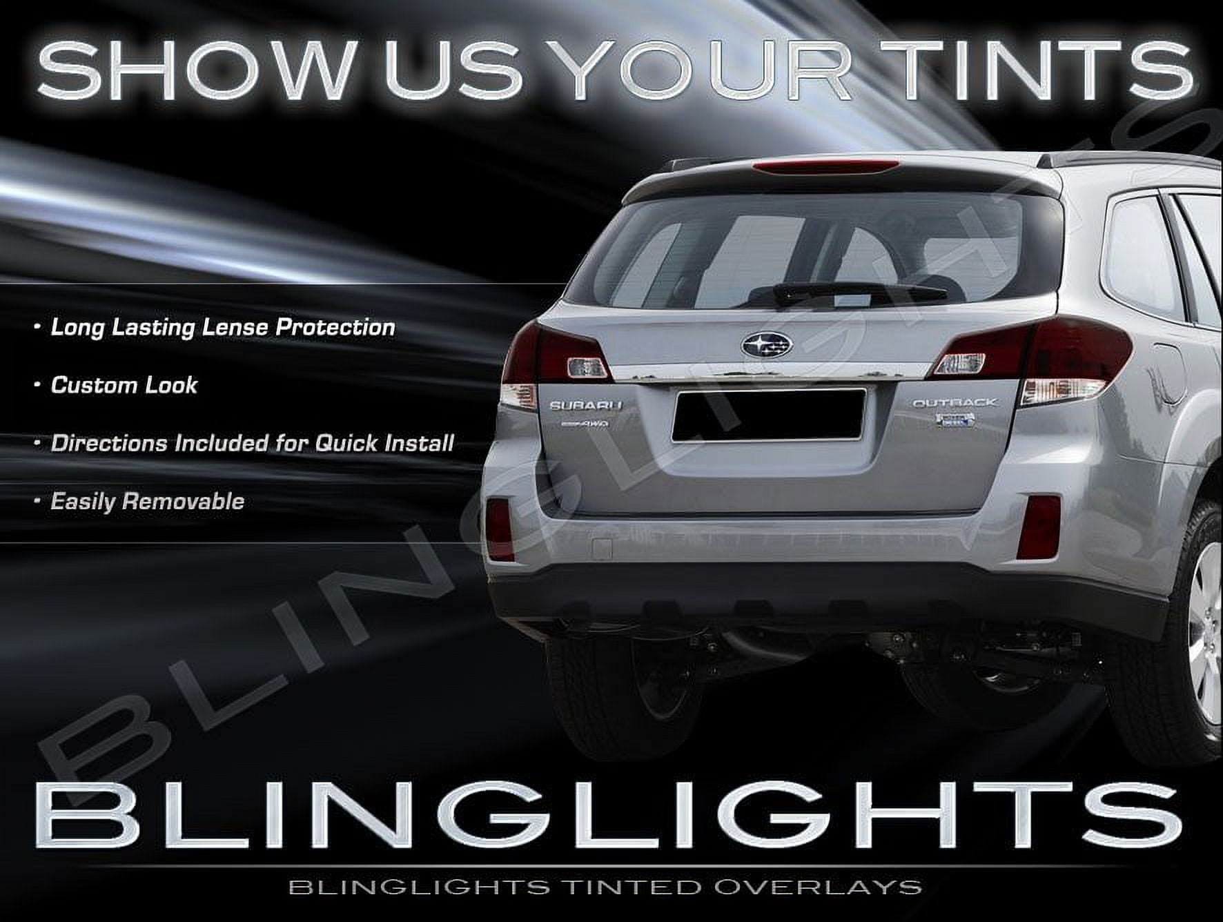 For Subaru Outback Tinted Tail Lights Overlays Smoked Lamps Film (all ...