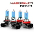 For Subaru XV Crosstrek 2013 2014 - 9005+H11 Halogen Headlight Bulbs ...