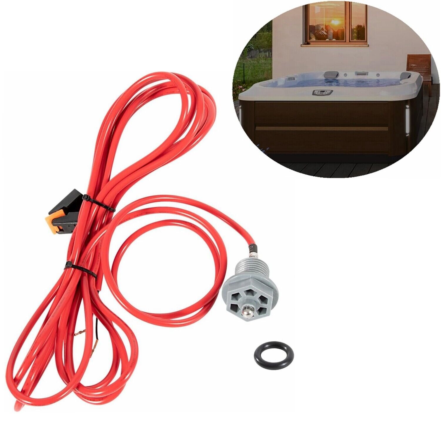 For Sundance Spas 6600-167 Temperature Sensor Curled Finger Connector ...