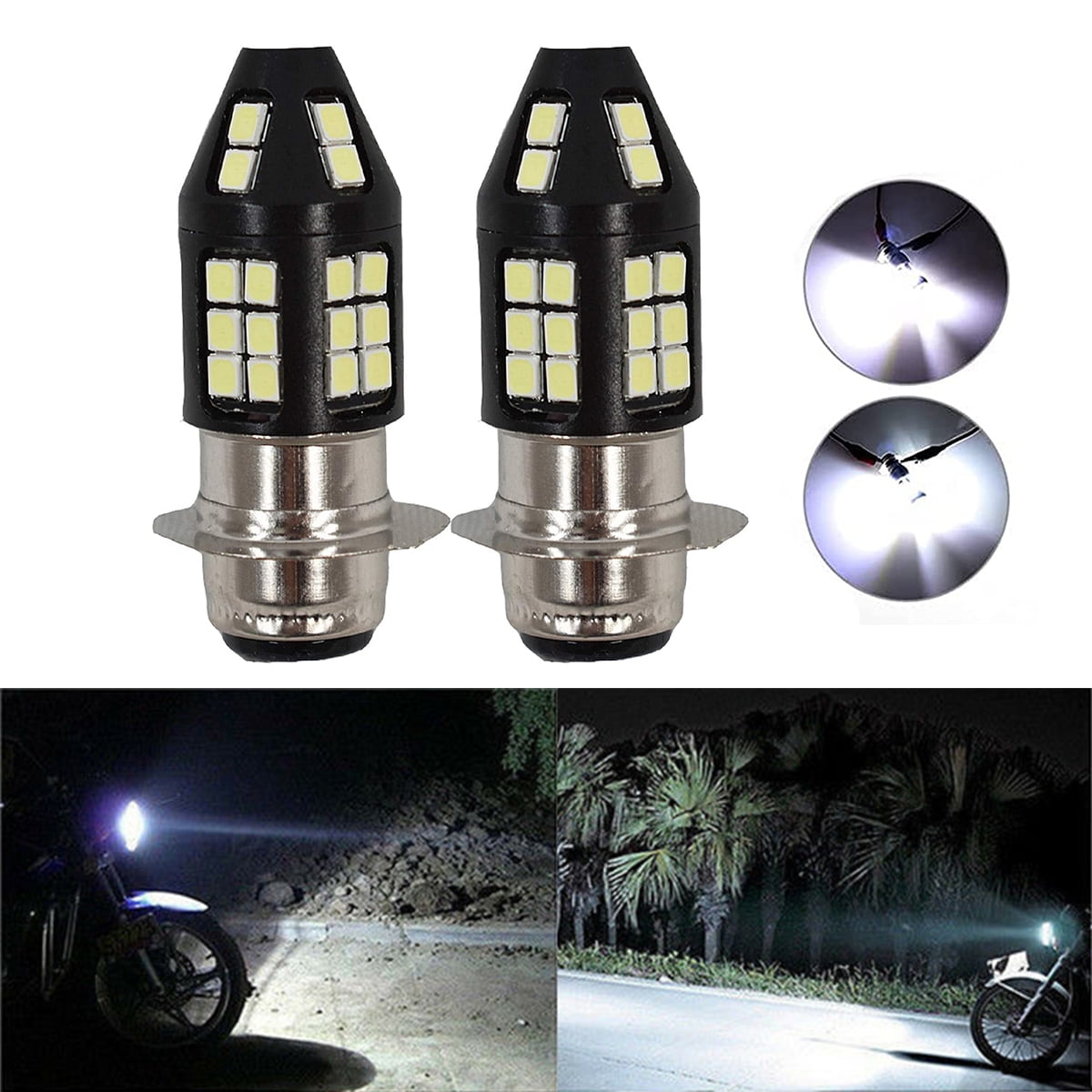 For Suzuki King Quad 700 4x4 2005-2007 LED Motorcycle Headlight Bulbs ...