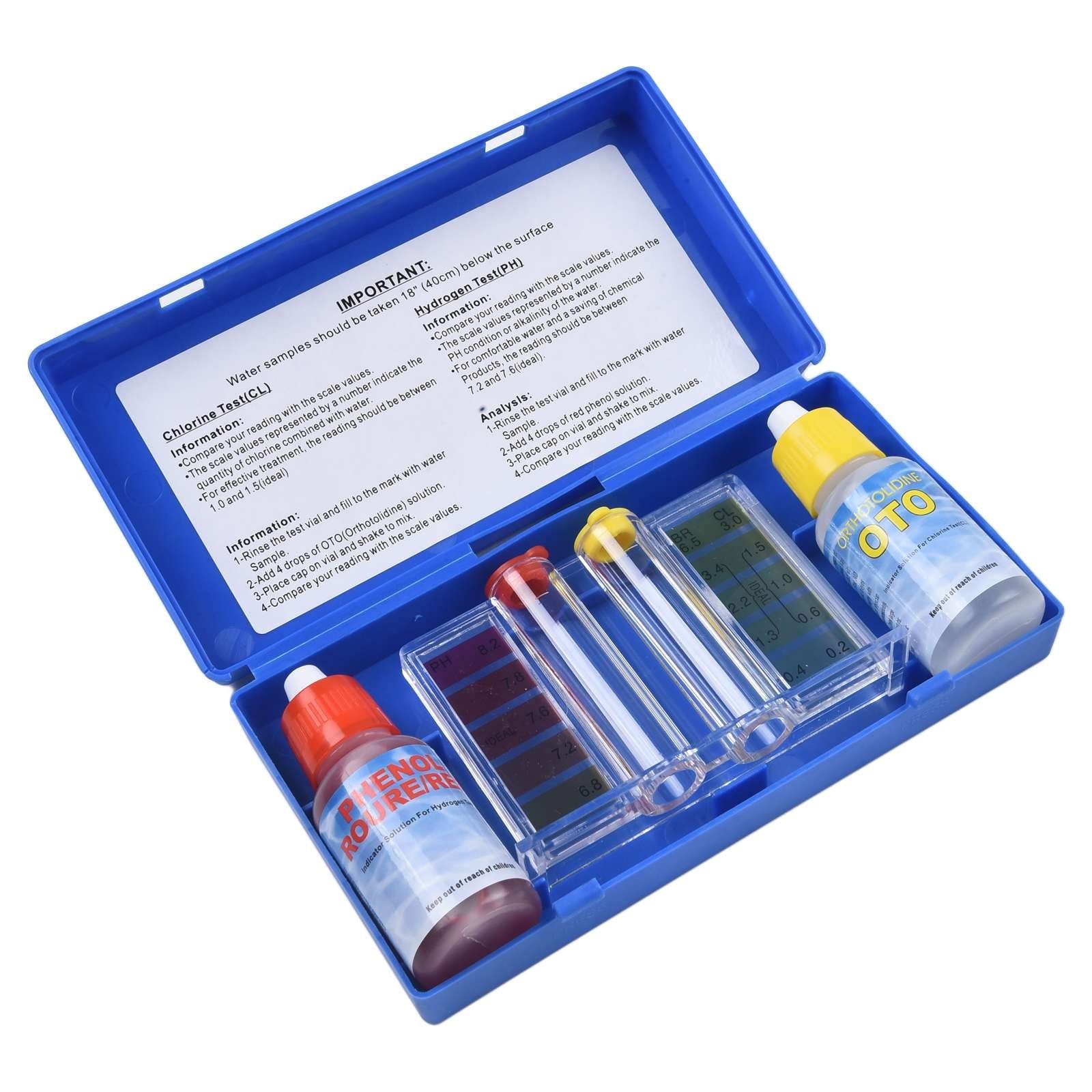 For Swimming Pool Maintenance Swimming Pool Test Kit Integrated Color ...
