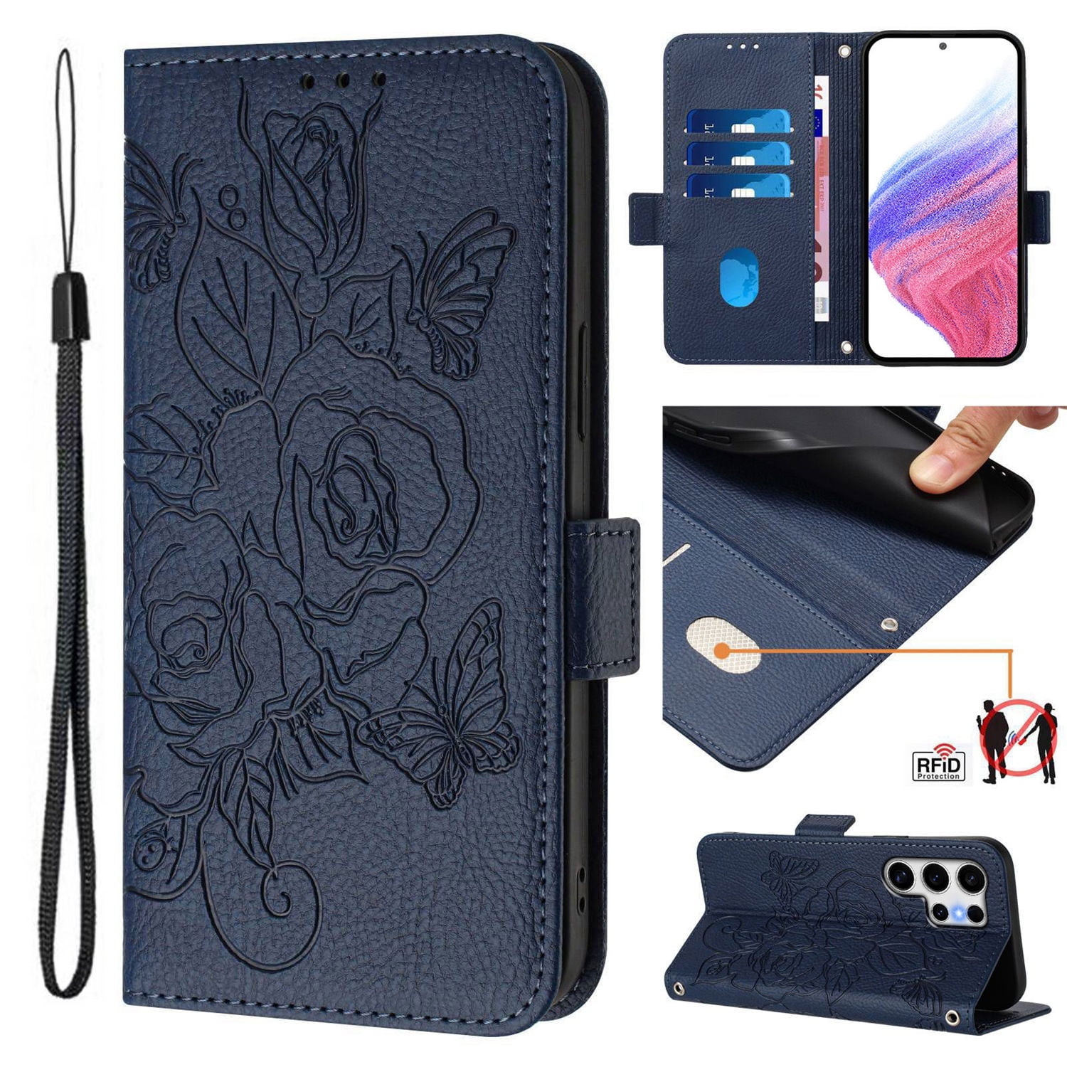 For T-Mobile Revvl 7 / Revvl 7 Pro Wrallet Case with Card Holder ...
