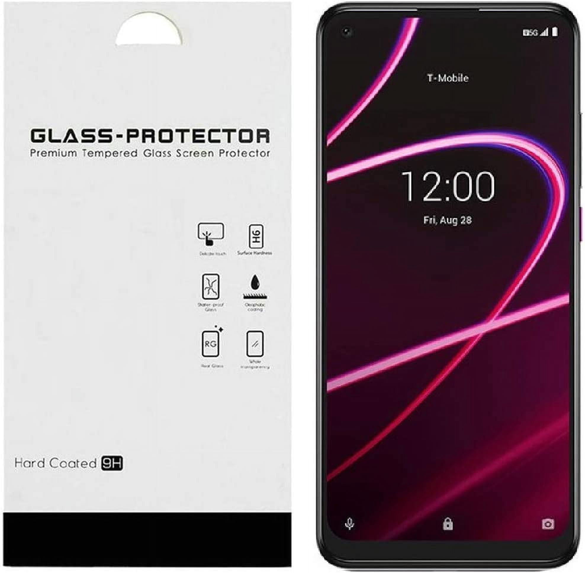 For T-Mobile TCL Revvl 5G 1x Tempered Glass Screen Protector - Walmart.com