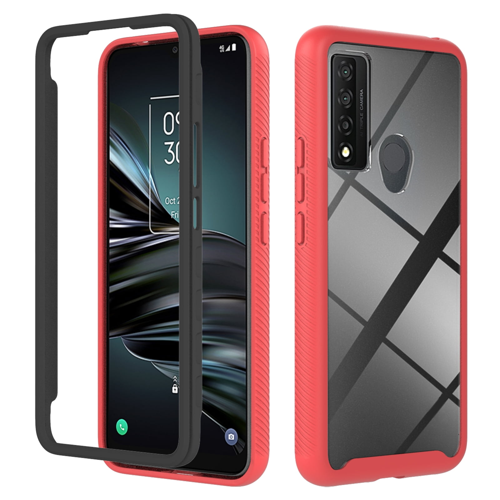 For TCL 20 XE Starry Sky Solid Color Series PC + TPU Phone Case ...
