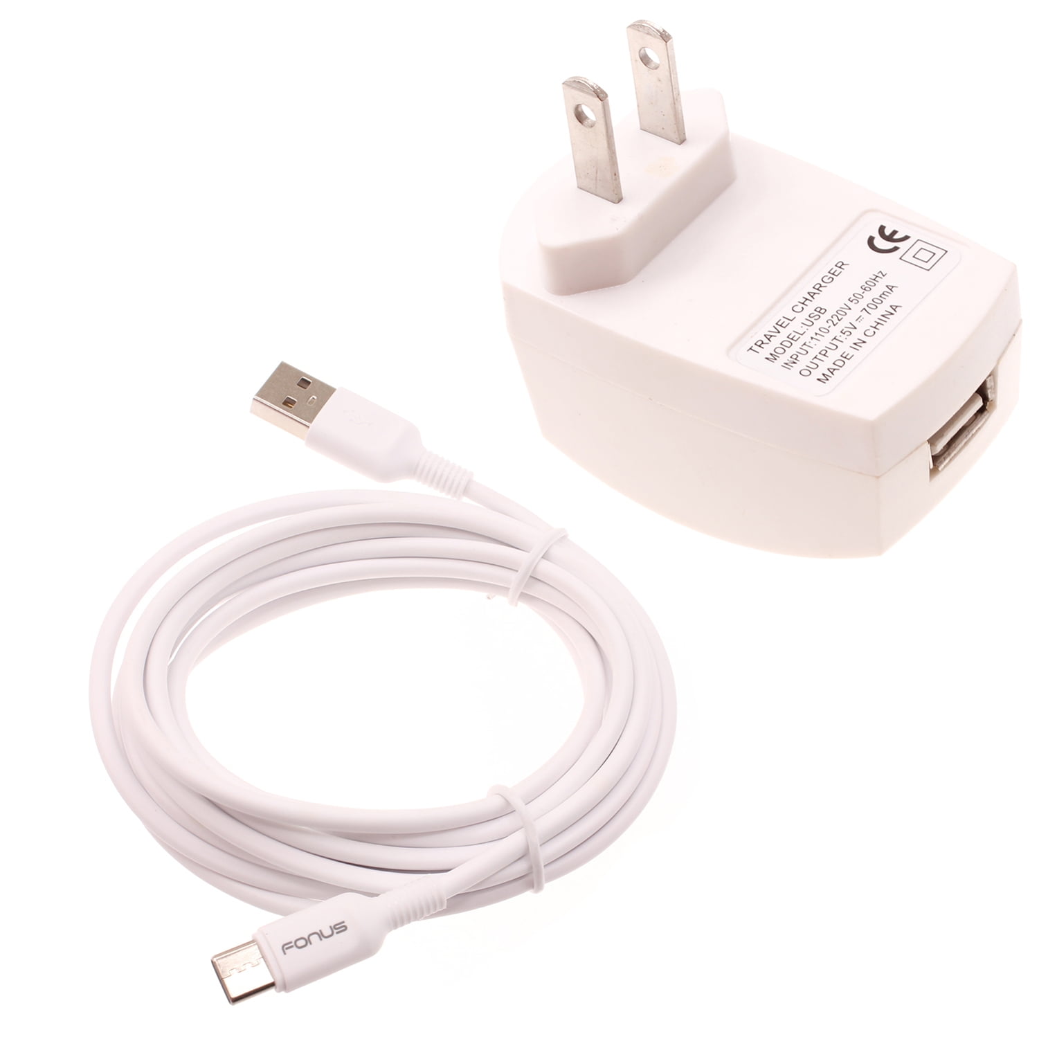 For TCL 30 T - Home Charger 6ft Long USB-C Cable Wall Power Adapter ...