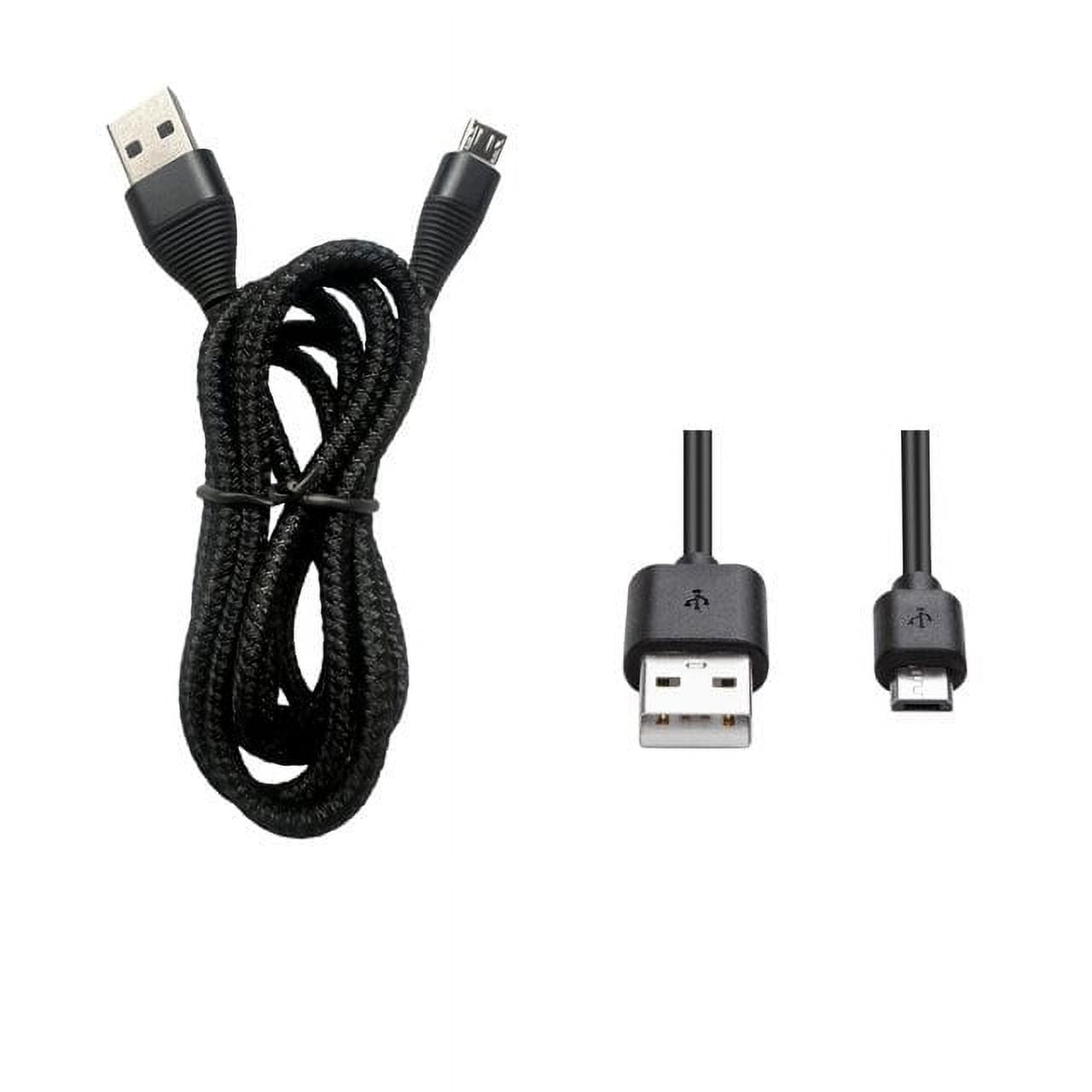 For TCL 30 Z 30z 4188C 1X 3FT Black Braided Fast USB Charging Cable ...