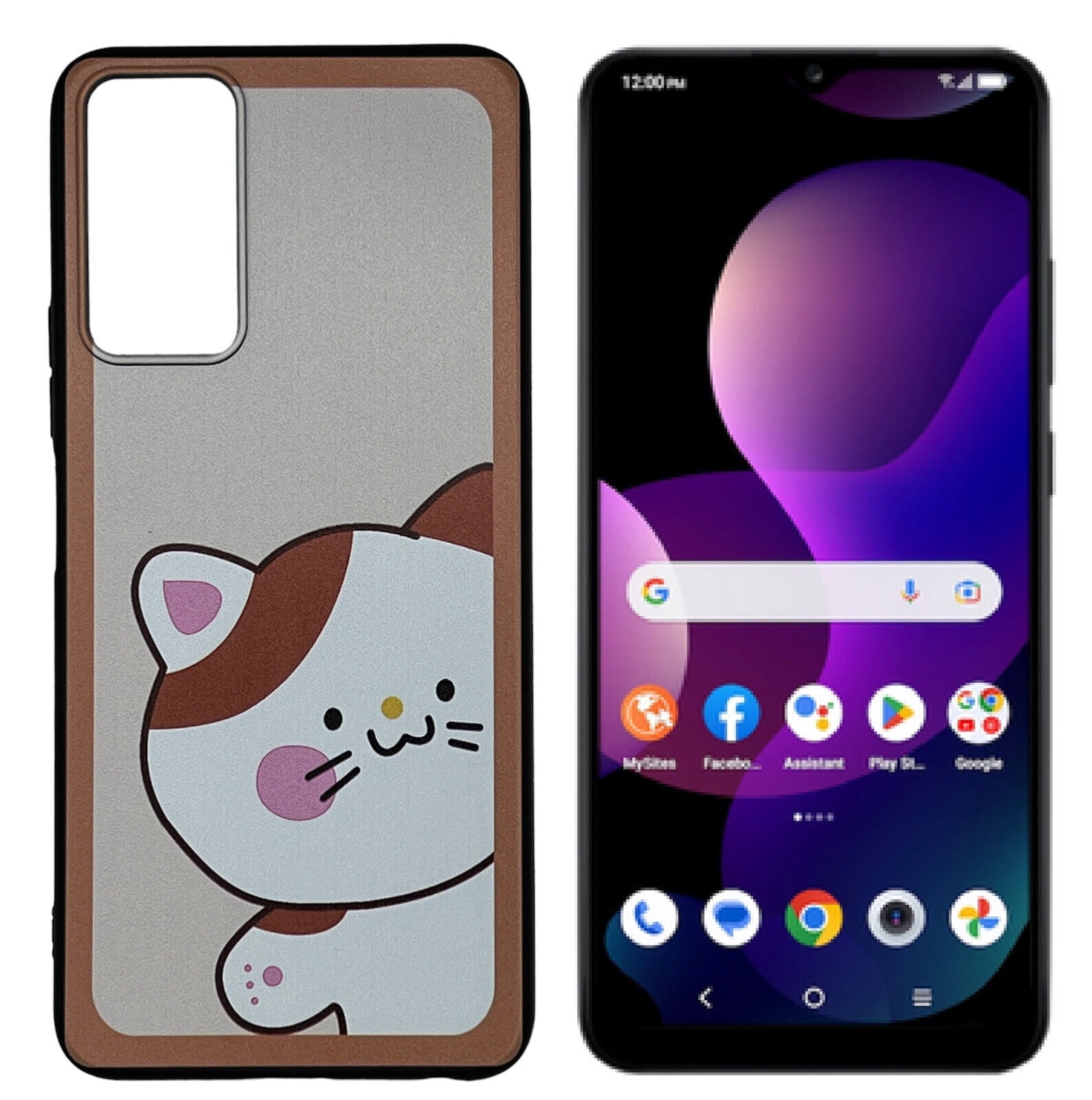 For TCL 40 T T608DL TPU 1-Piece Flexible Skin Cover Cell Phone Case ...