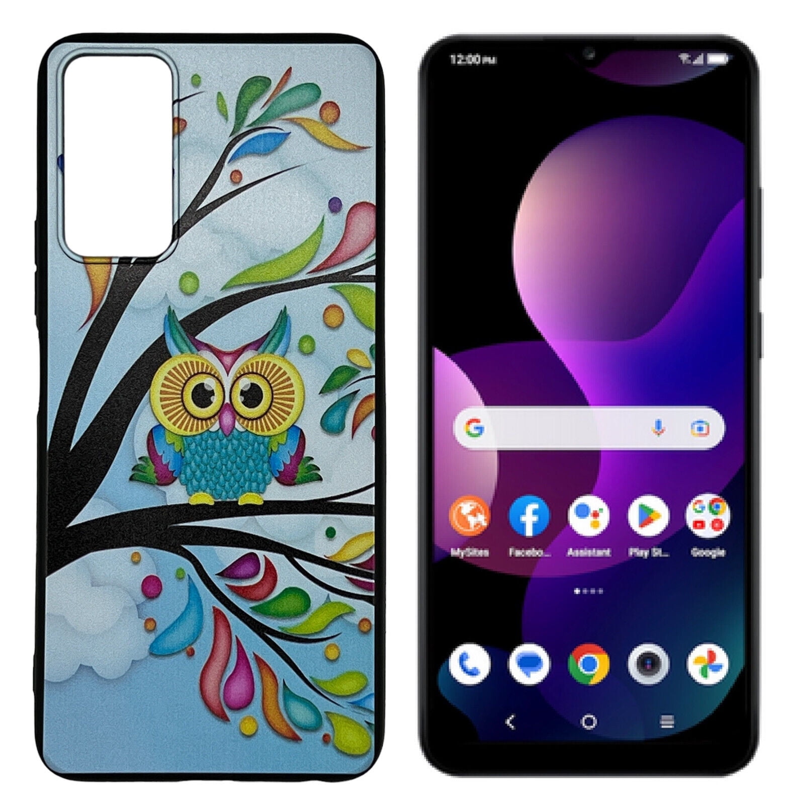 For TCL 40 T T608DL TPU 1-Piece Flexible Skin Cover Cell Phone Case ...