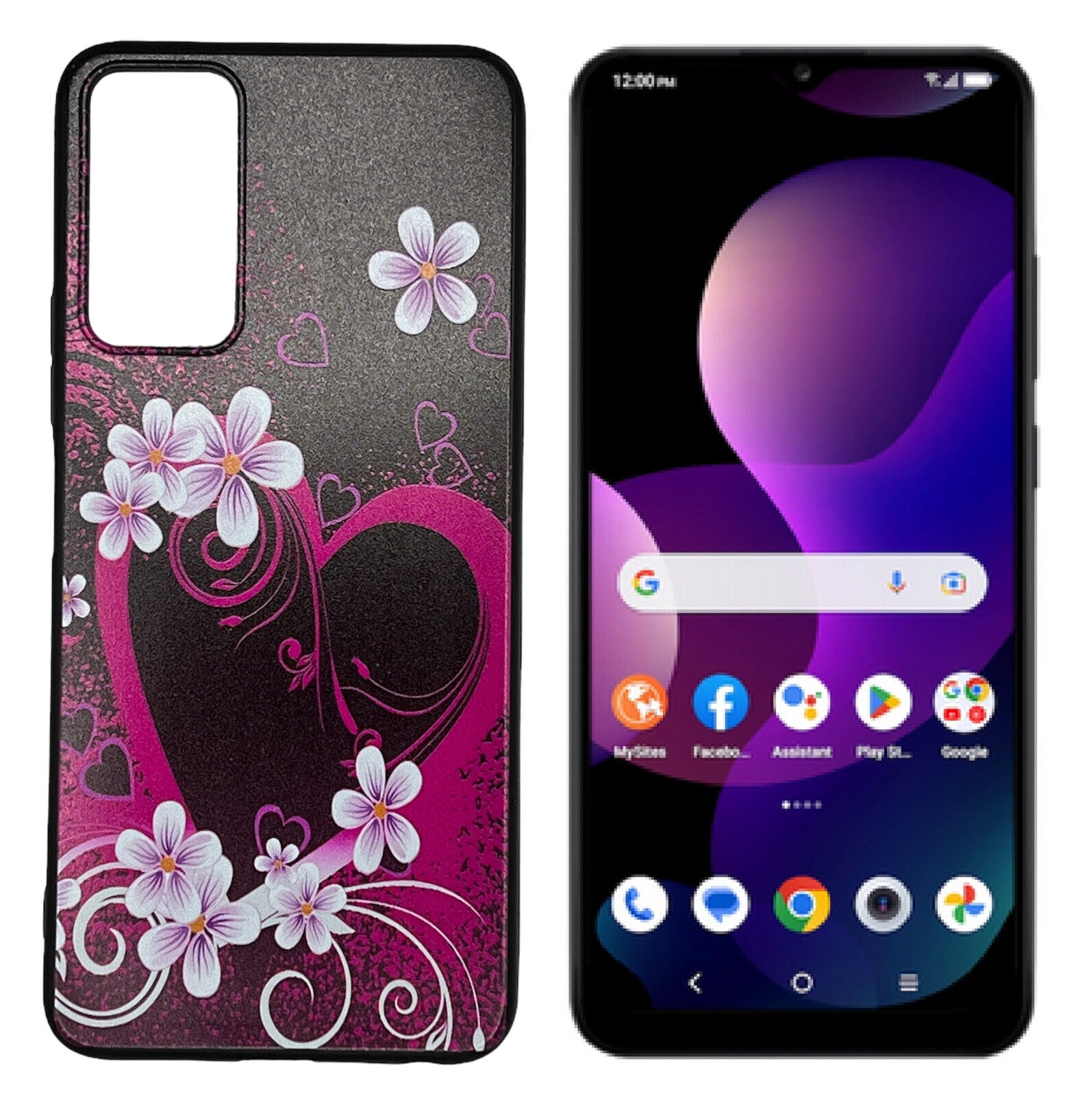 For TCL 40 XL T608M TPU 1-Piece Flexible Skin Cover Cell Phone Case ...