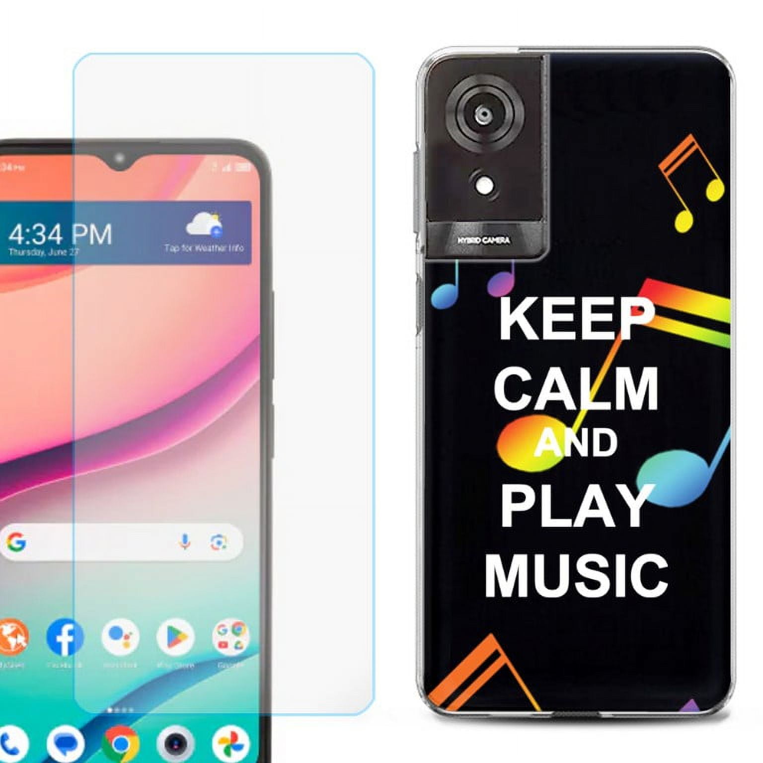 For TCL 50 LE Phone Case Cover, Shockproof Case with Tempered Glass ...