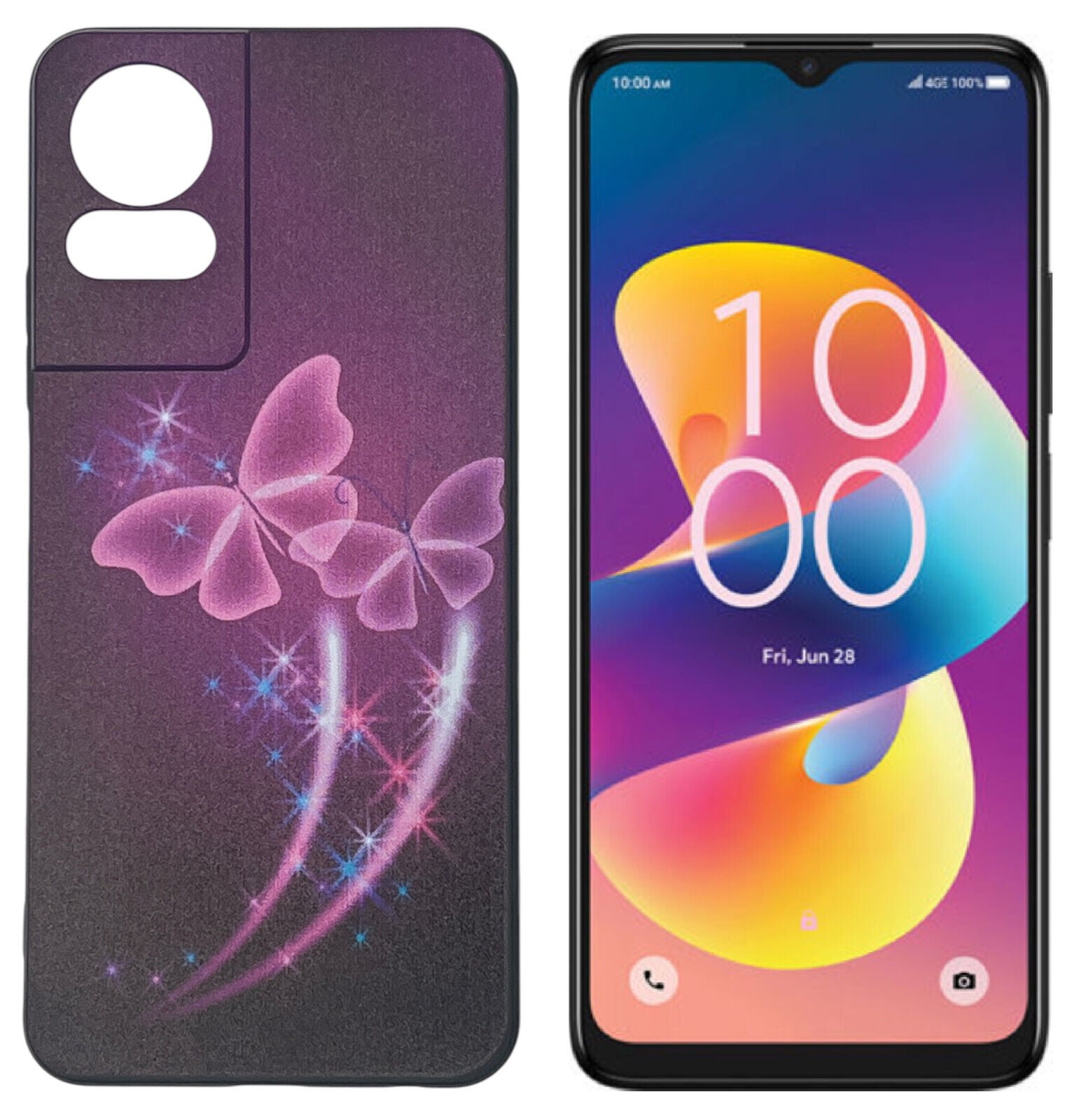 For TCL 50 LE T510D TPU 1-Piece Flexible Skin Cover Cell Phone Case ...