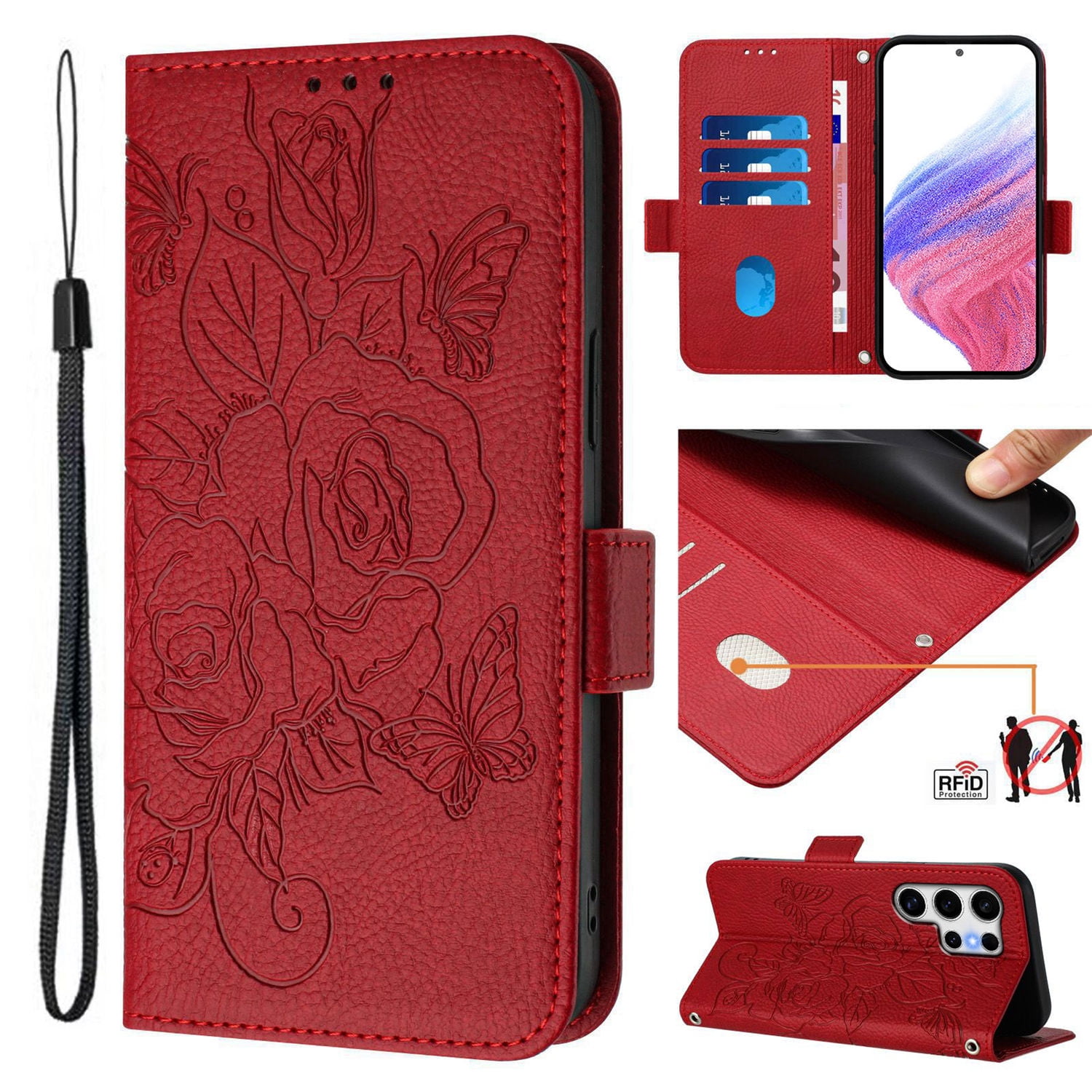 For TCL 50 /TCL 50 XE 5G Wallet Case with Card Holder Magnetic For ...