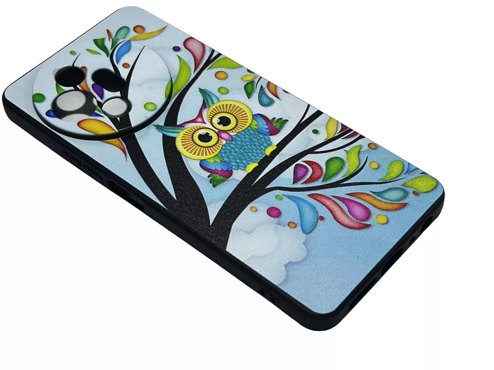 For TCL 50 XL 5G TPU 1-Piece Flexible Skin Cover Cell Phone Case - Owl ...