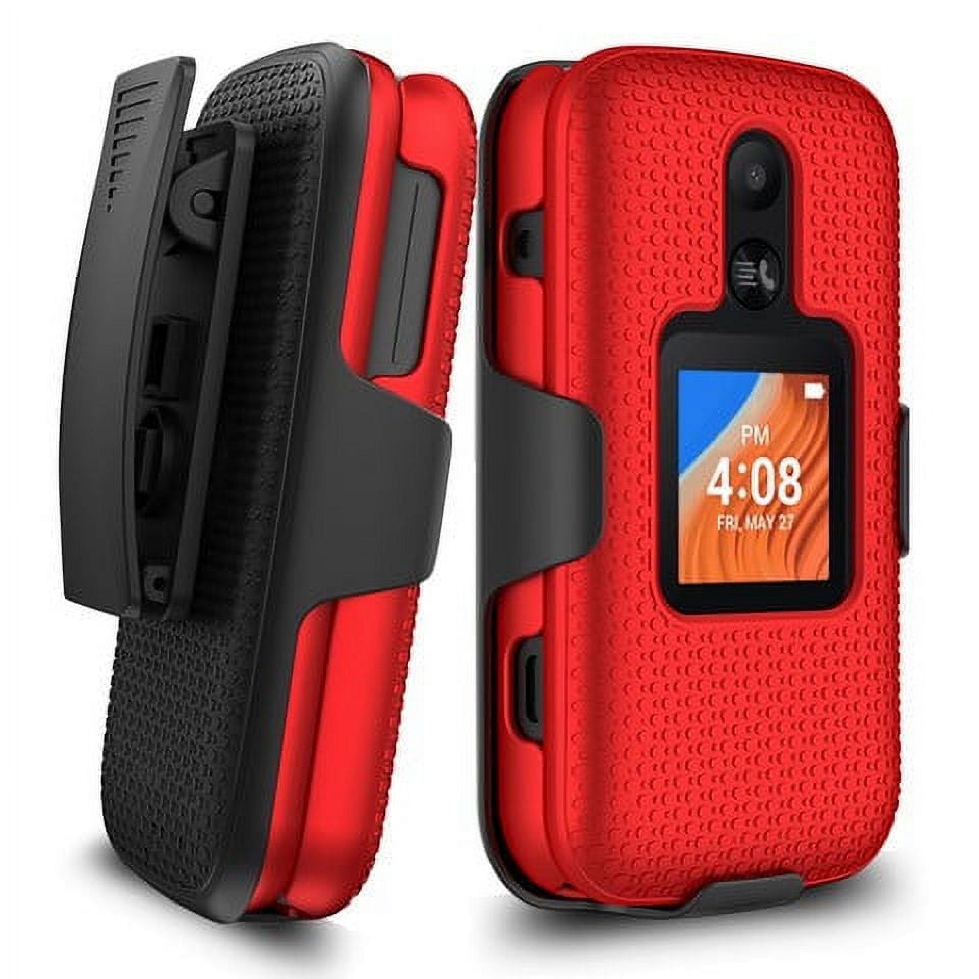 For TCL Flip 2 / Flip Go / Classic (T408DL) Phone Case Cover and Belt ...