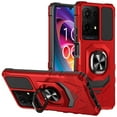 For TCL K32 5G T513V Robotic Ring Kickstand Phone Case - Red - Walmart.com