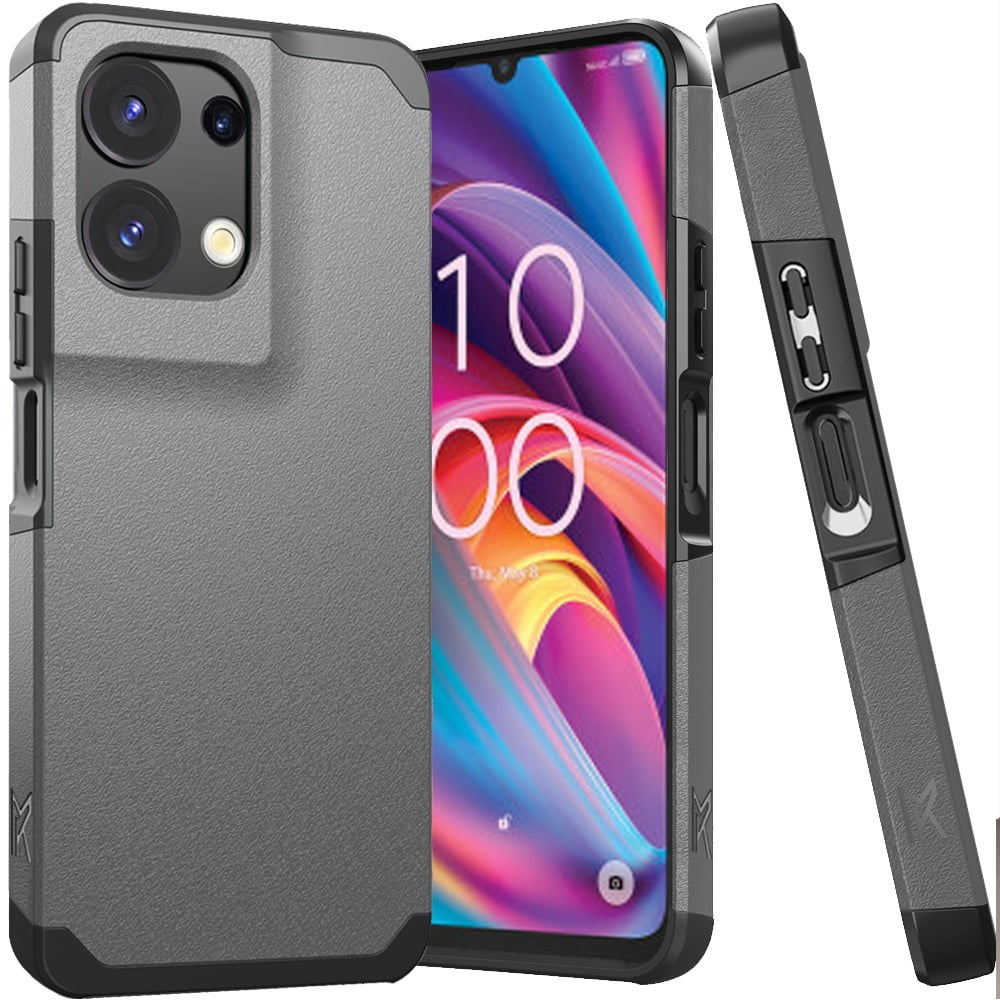 TCL K32 5G Tough Hybrid Case - Charcoal Grey - Walmart.com