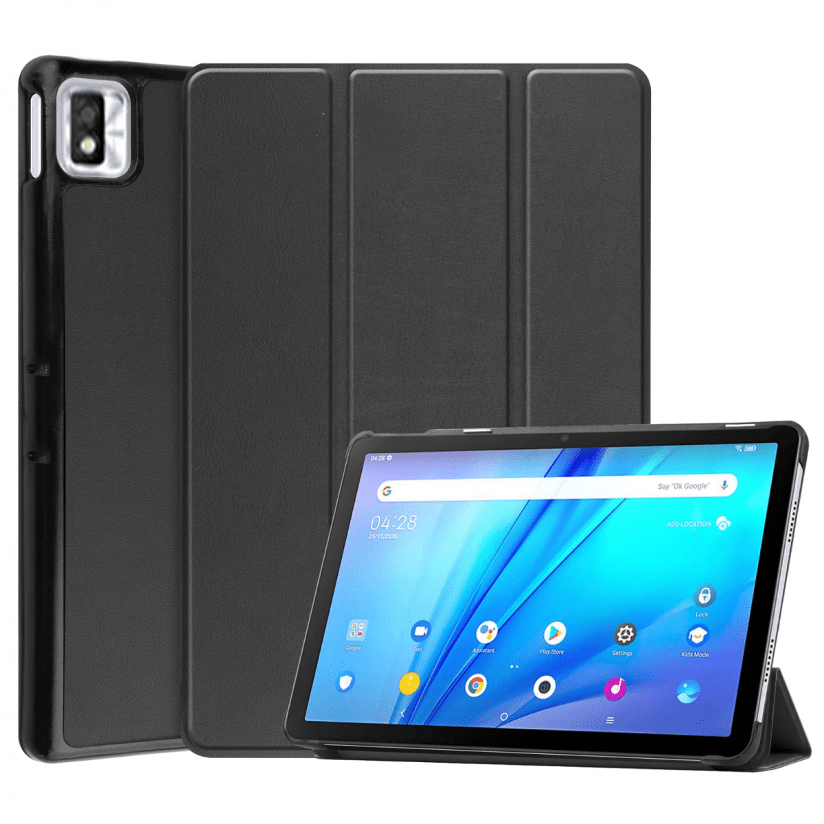 For TCL Tab 10s 10.1 Inch, Tri-Fold Slim Lightweight Hard Shell ...