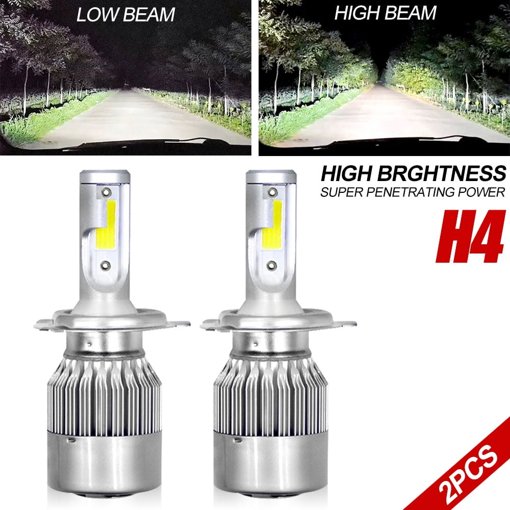 For TOYOTA TACOMA 1997-2015 H4 LED Headlight Bulbs Kit High/Low Beam ...