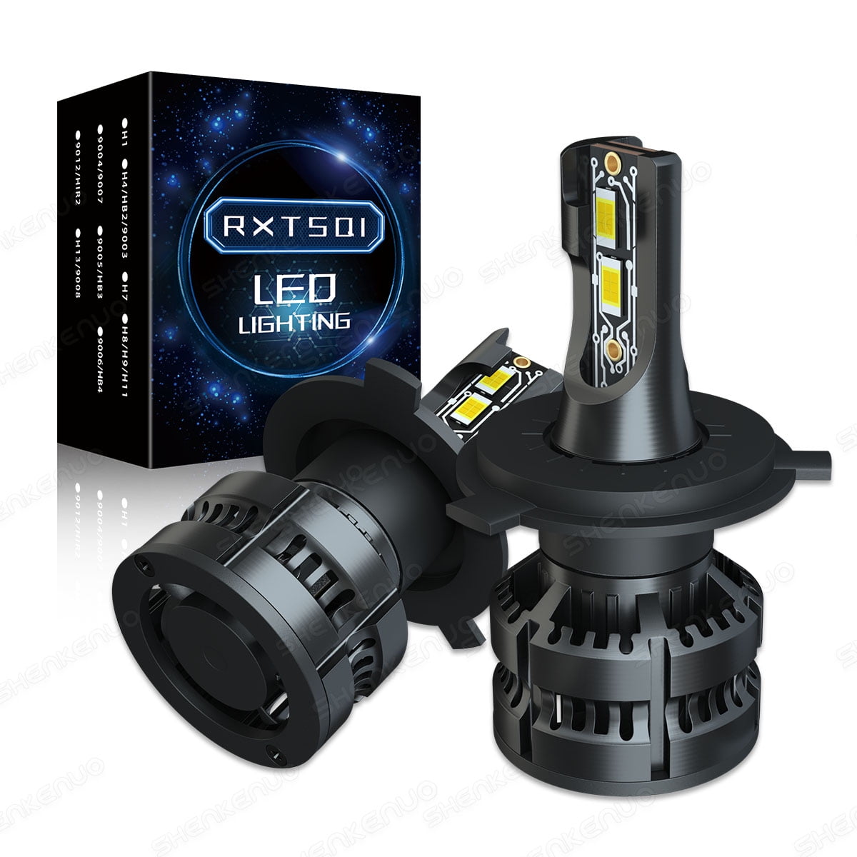 For TOYOTA TUNDRA 2000-2006 H4 LED Headlight Bulbs Kit High/Low Beam ...