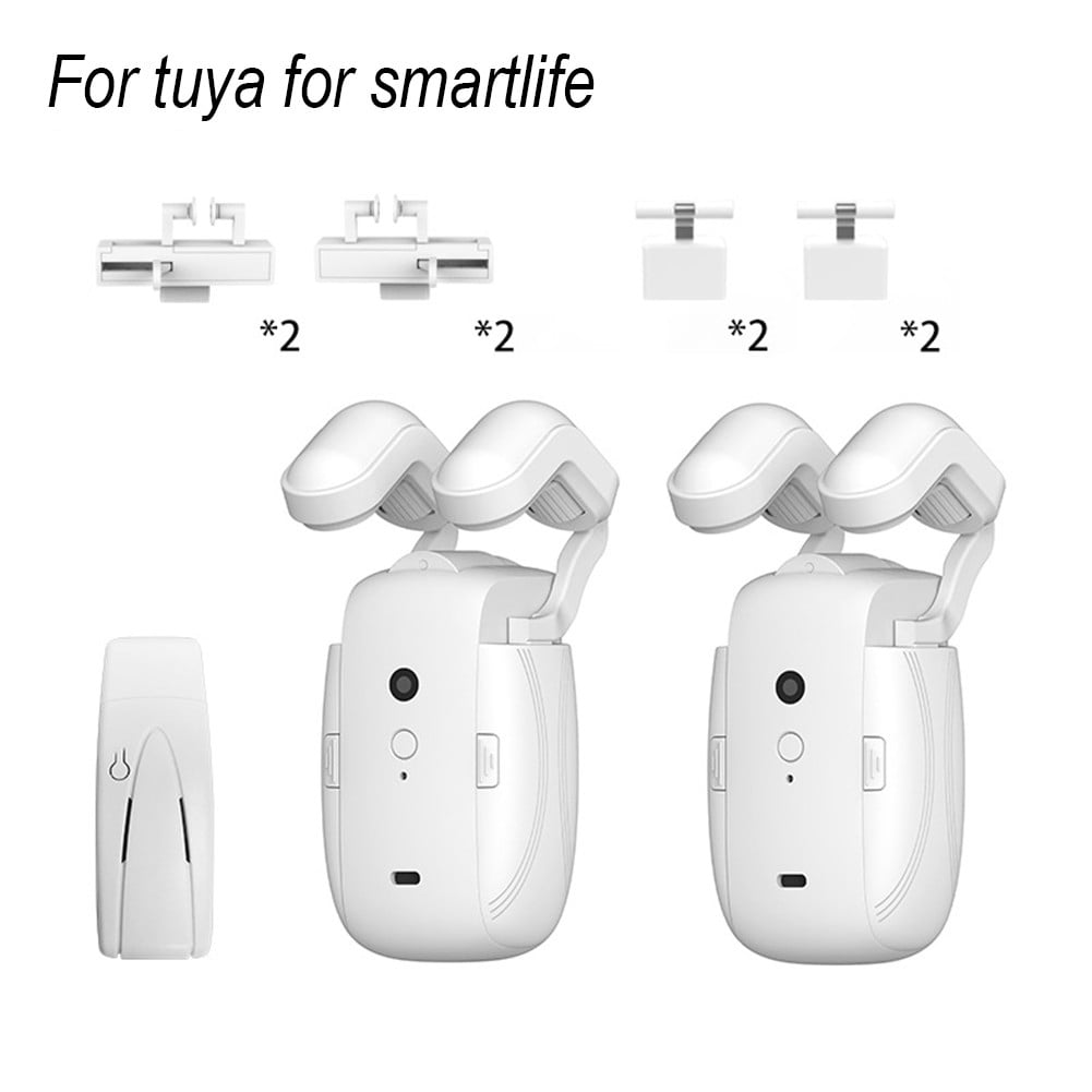For Tuya Wifi Smart Curtains Robot Roman Rod T/U-Rail 3 In 1 Automatic Opener - Walmart.com