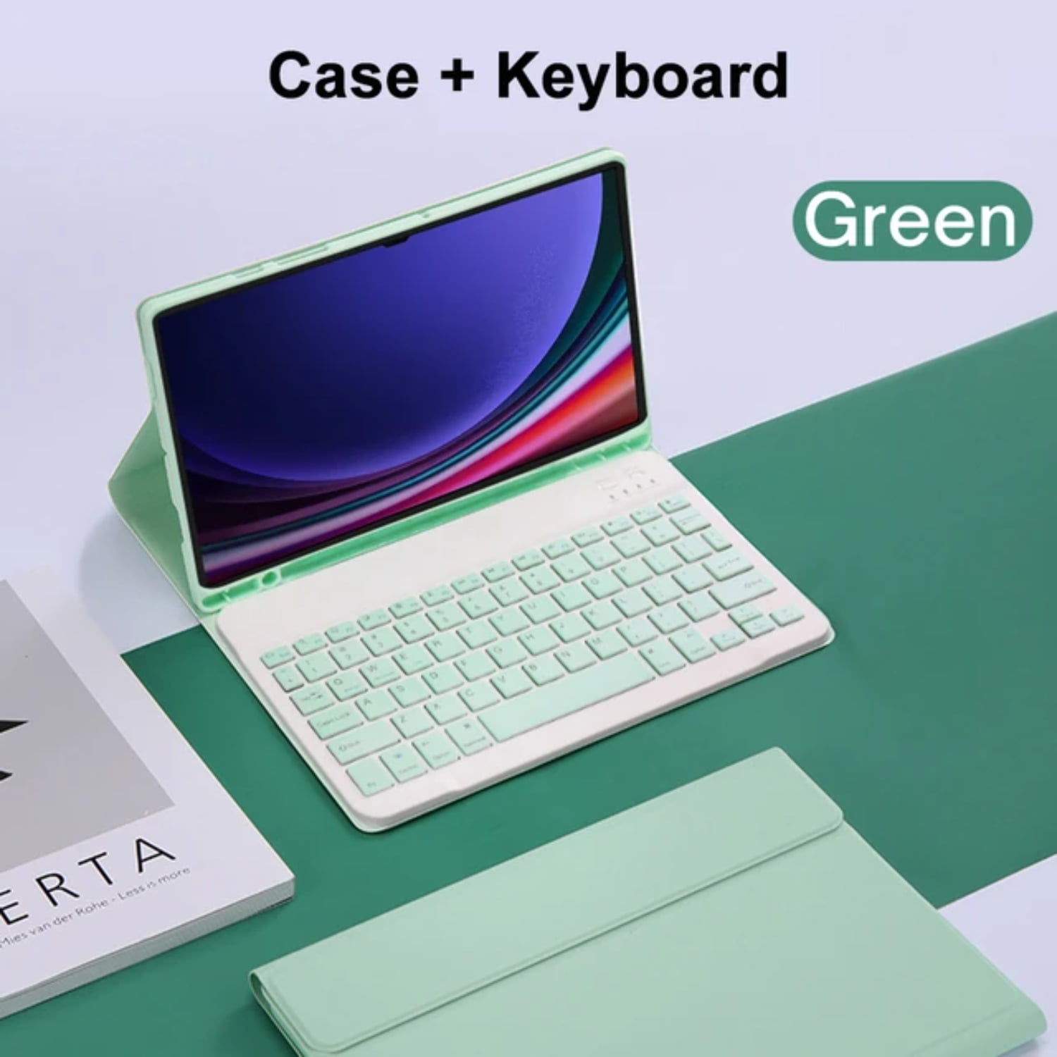 For Tab S9 Plus 12.4 Inch Tablet Case with Keyboard Detachable Keyboard ...