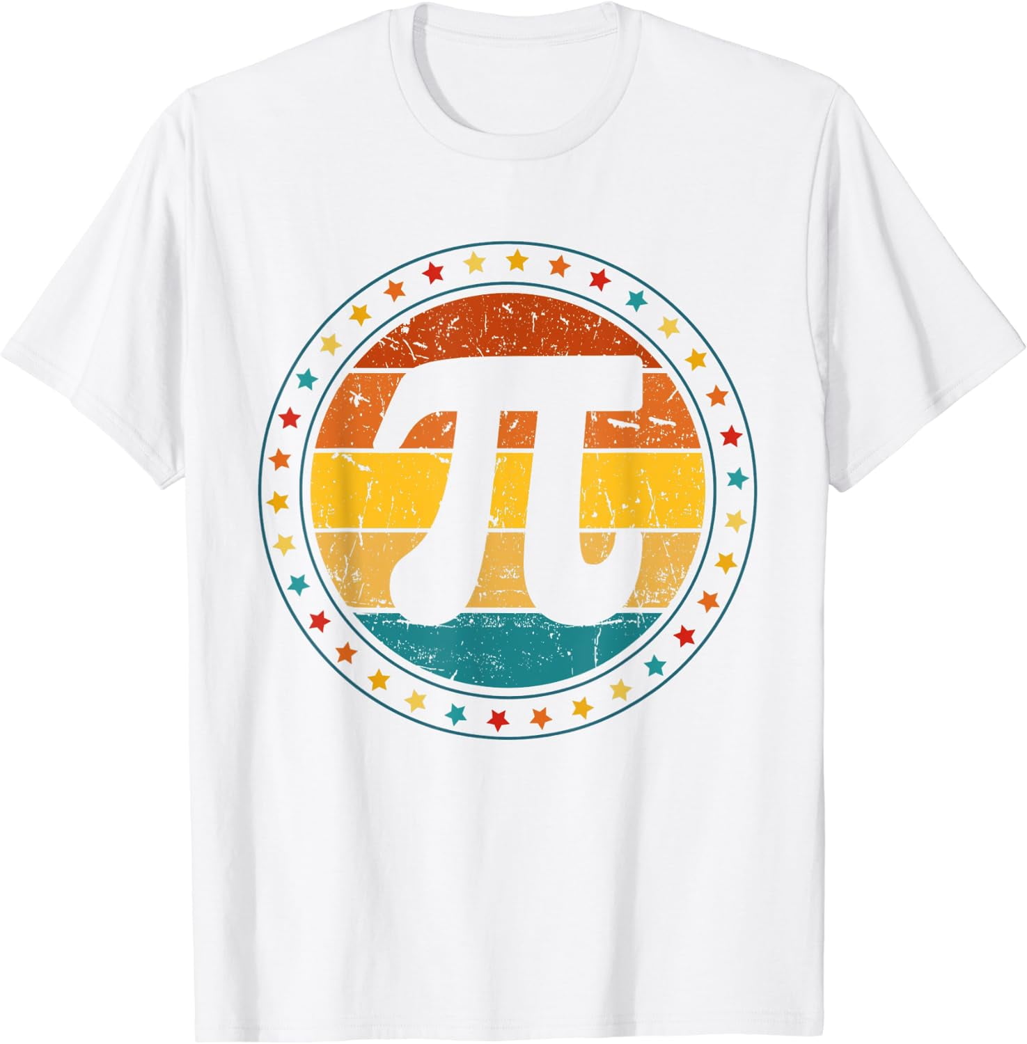 For Teachers Kids Pi Symbol Funny Math Teacher Retro Pi Day T-Shirt ...