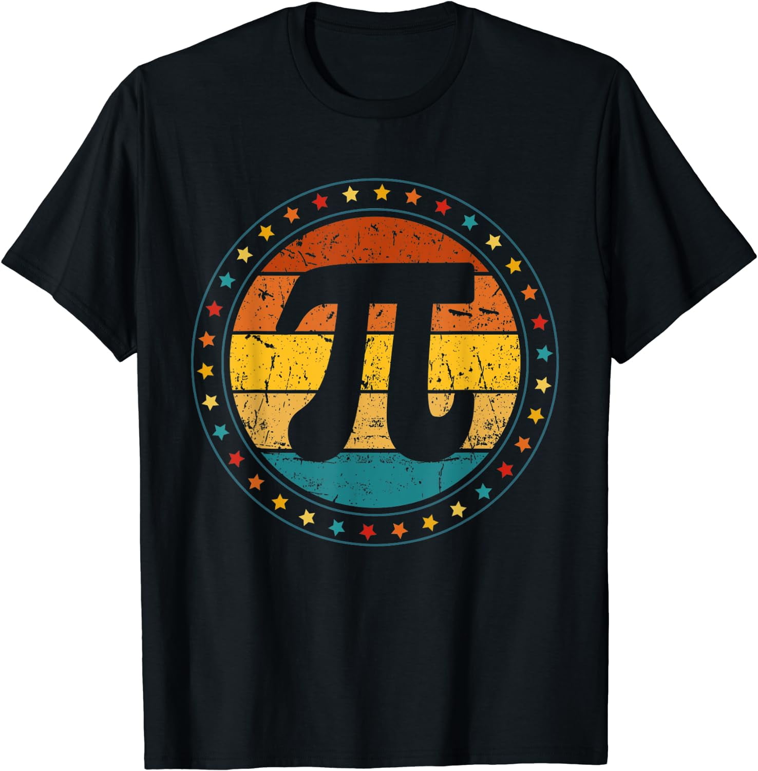 For Teachers Kids Pi Symbol Funny Math Teacher Retro Pi Day T-Shirt ...
