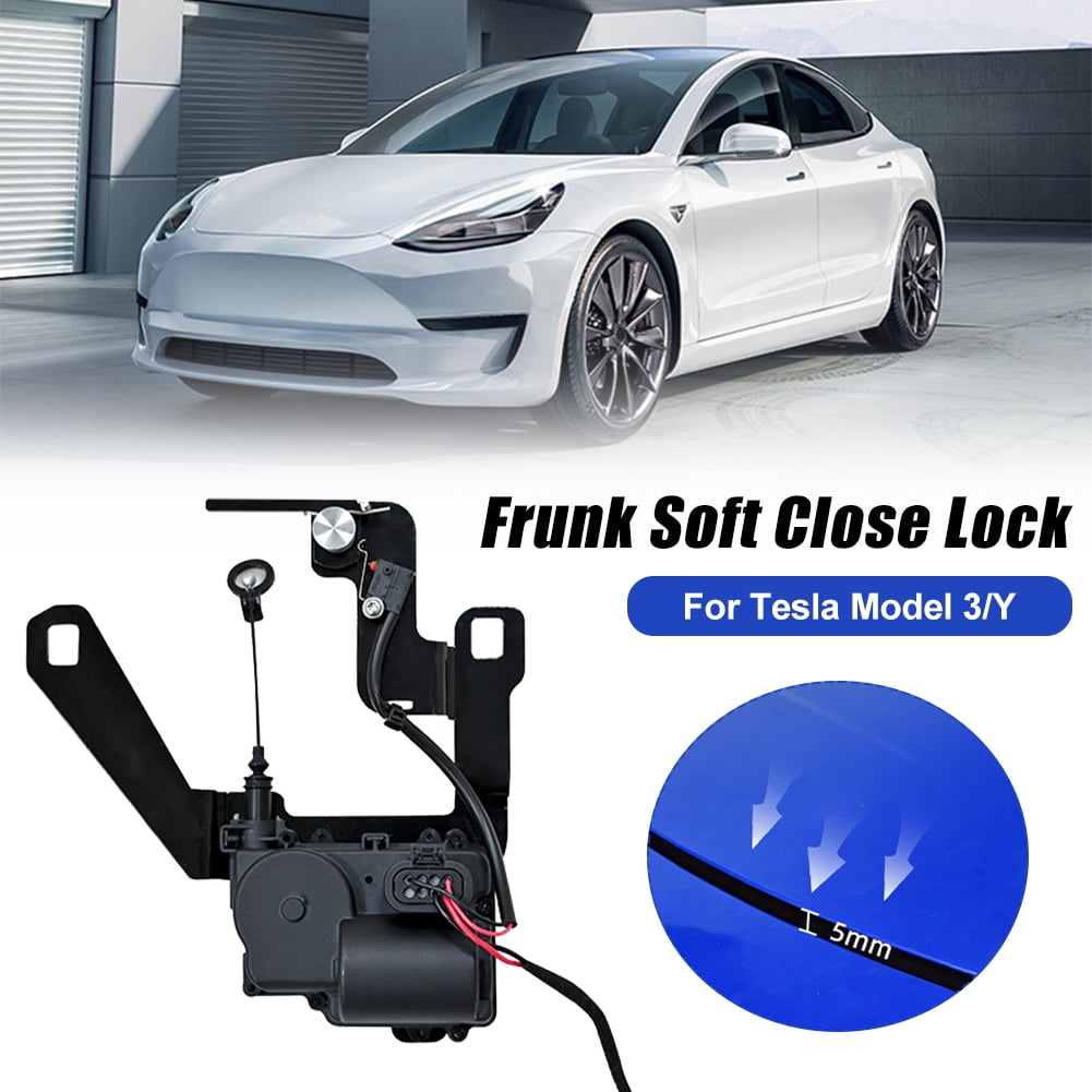 For Tesla Model 3 2021 2022 2023 2024 Car Frunk Soft Closing Lock Front ...