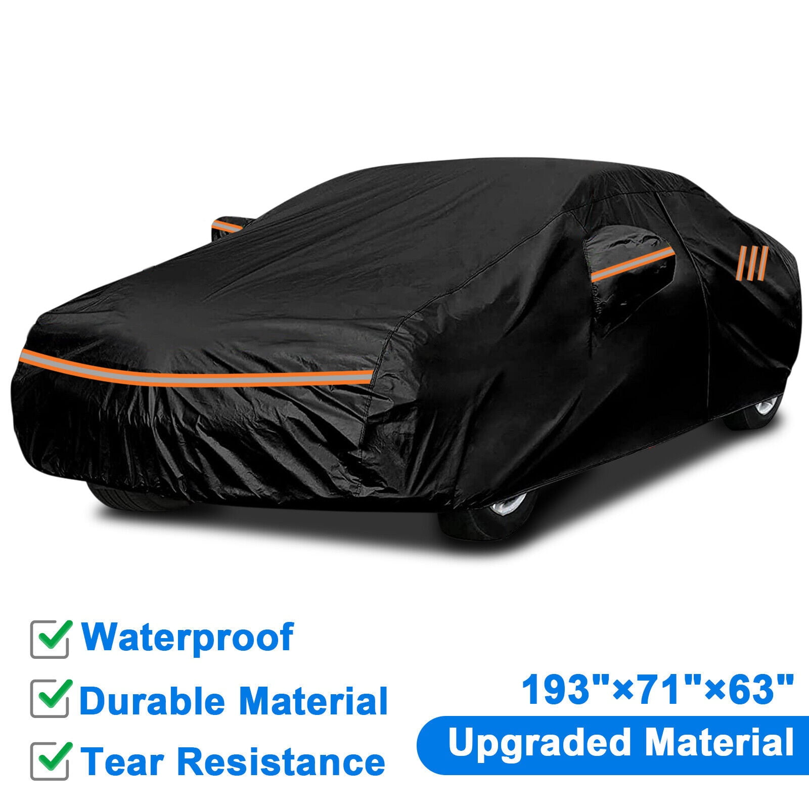 For Tesla Model 3 Car Cover Upgraded Material Waterproof Sedan Full Car ...