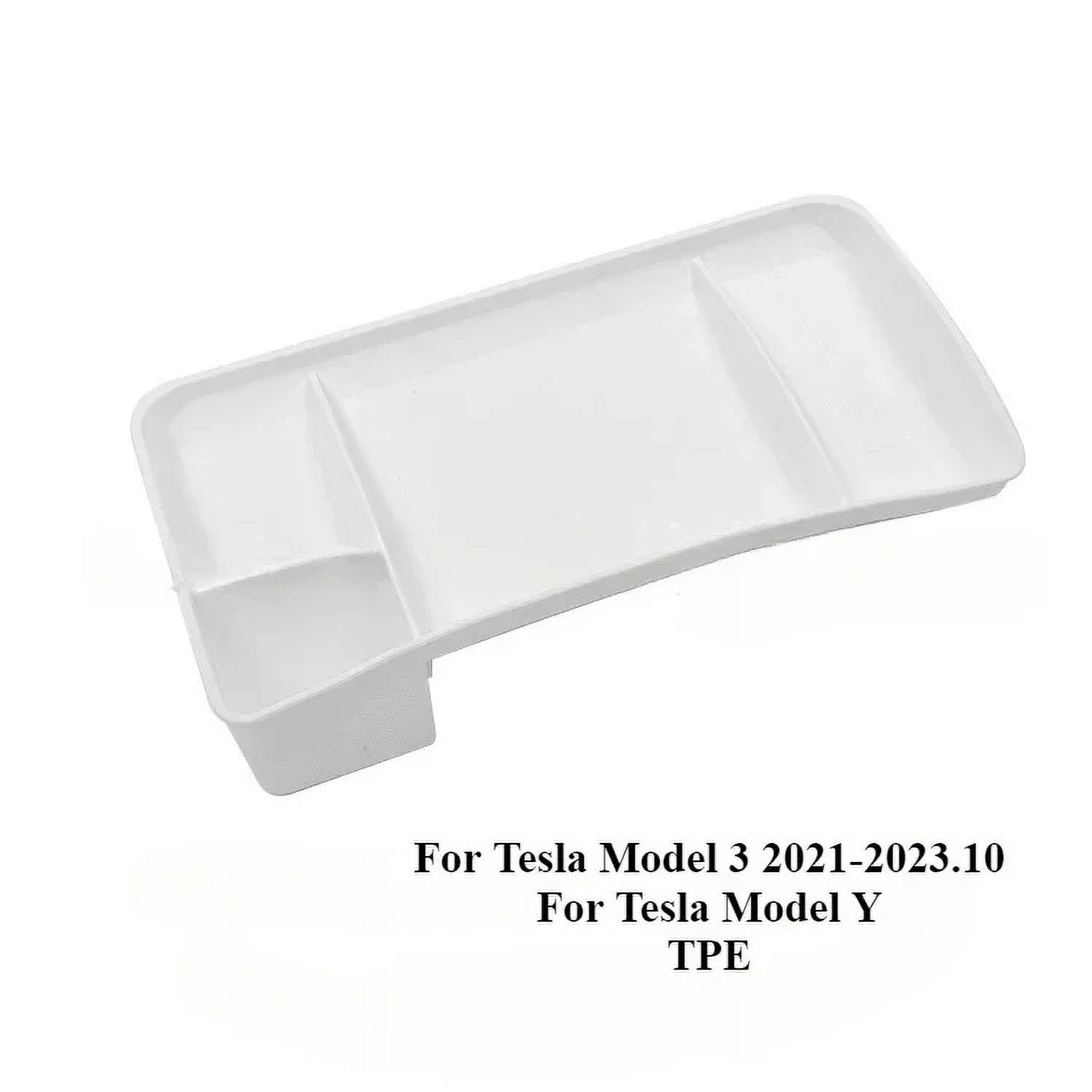 For Tesla Model 3/Y/3+ ETC Dashboard Screen Rear Storage Box Tray ...